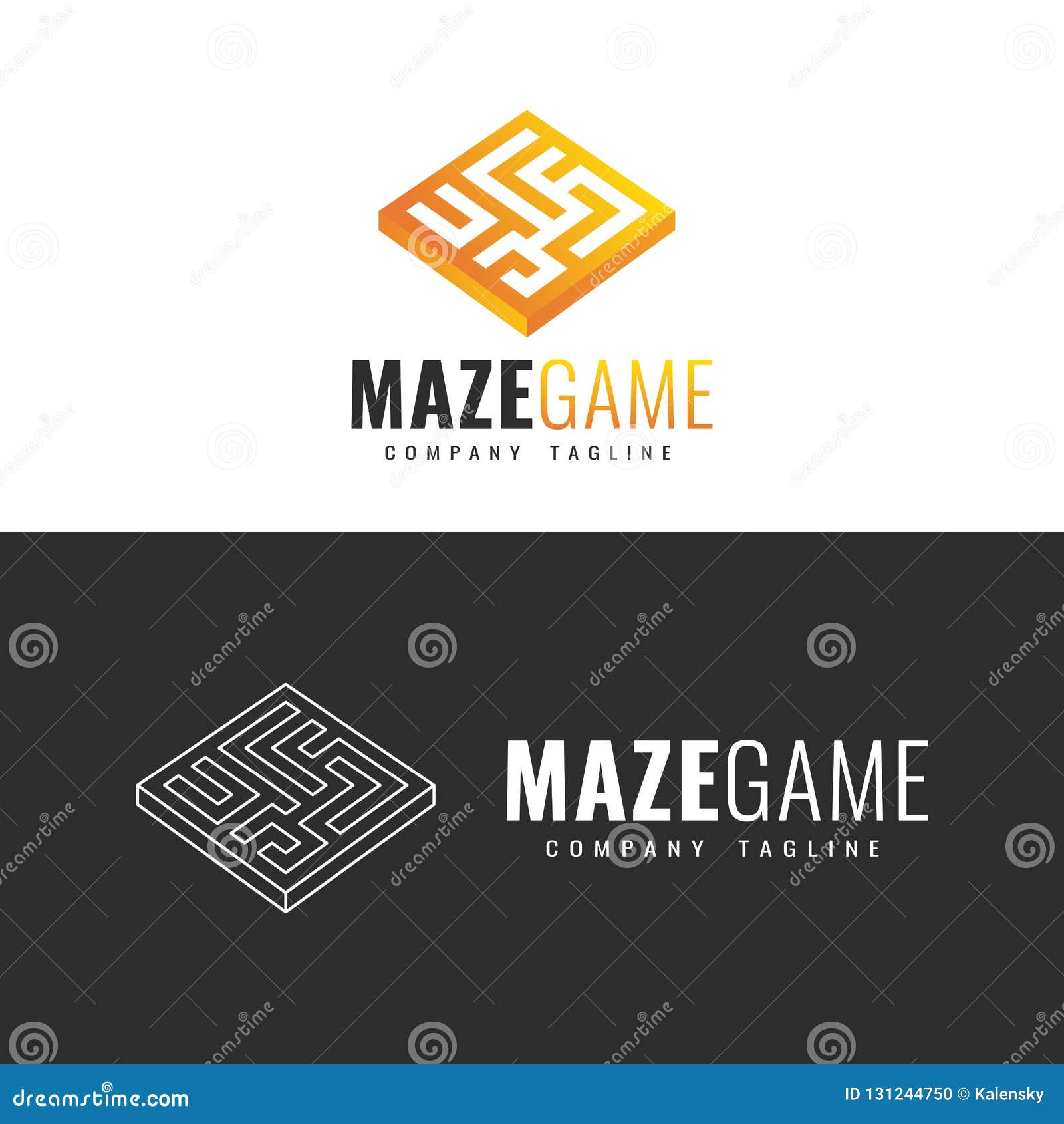 Logo Design, for a Game Studio Stock Vector - Illustration of creative ...