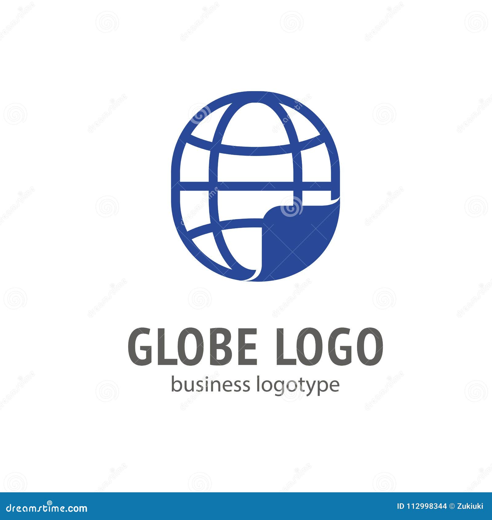 Logo Design Globe Vector Template Stock Vector - Illustration of global ...