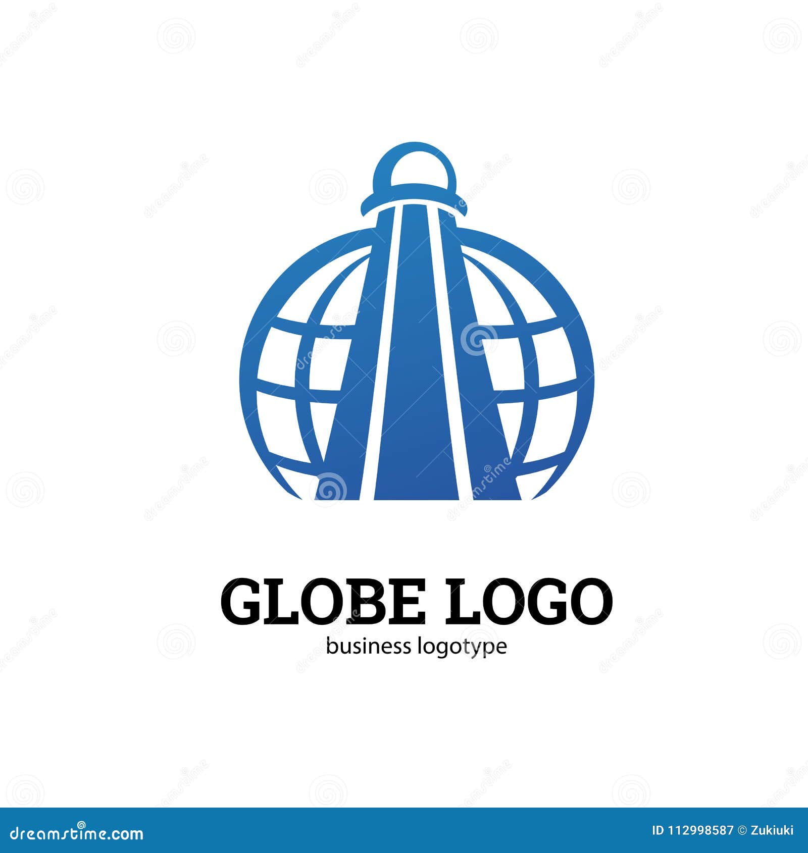 Logo Design Globe Vector Template Stock Vector - Illustration of icon ...