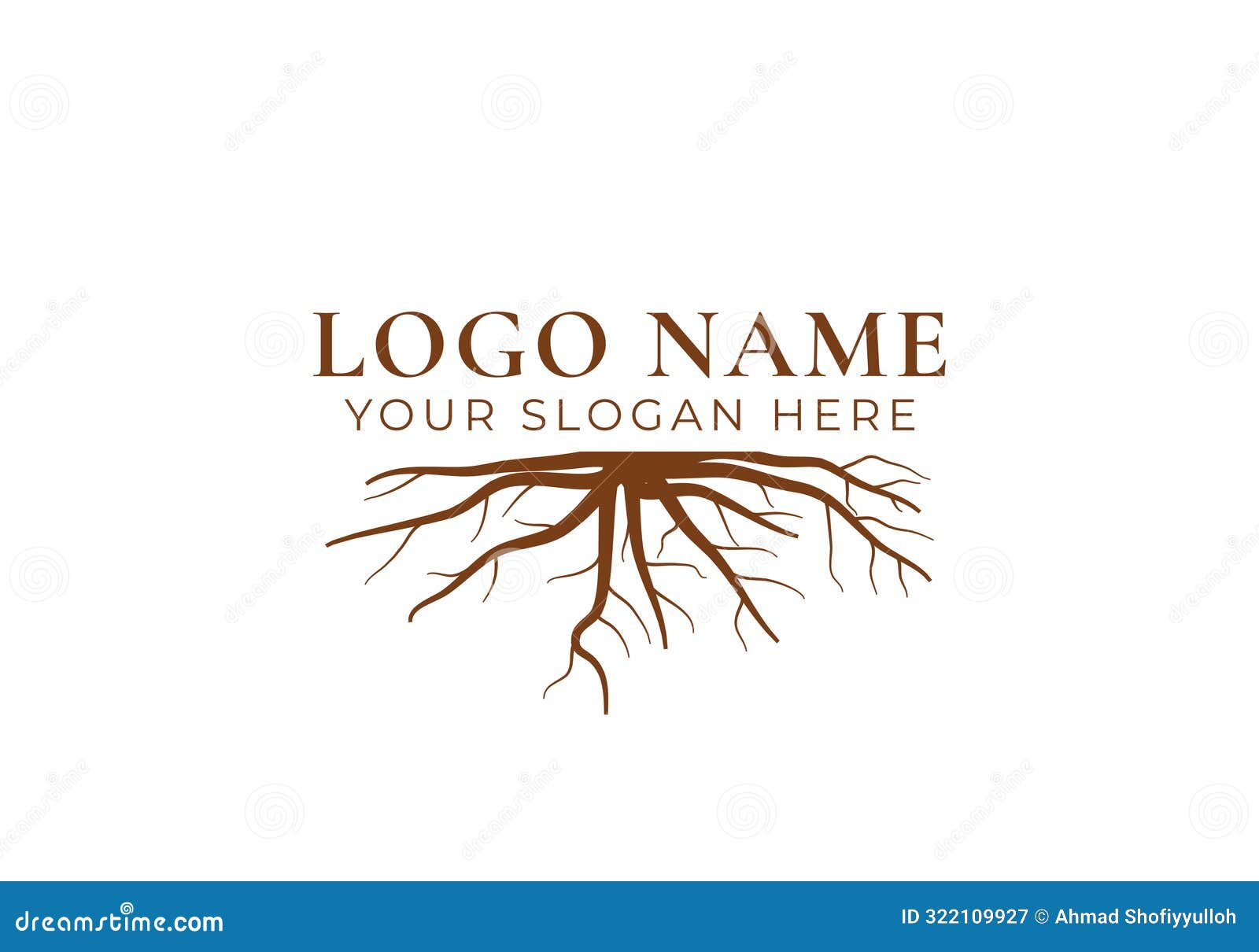 Logo Design Ground Roots. Logo Design Plant, Botanical. Editable File ...