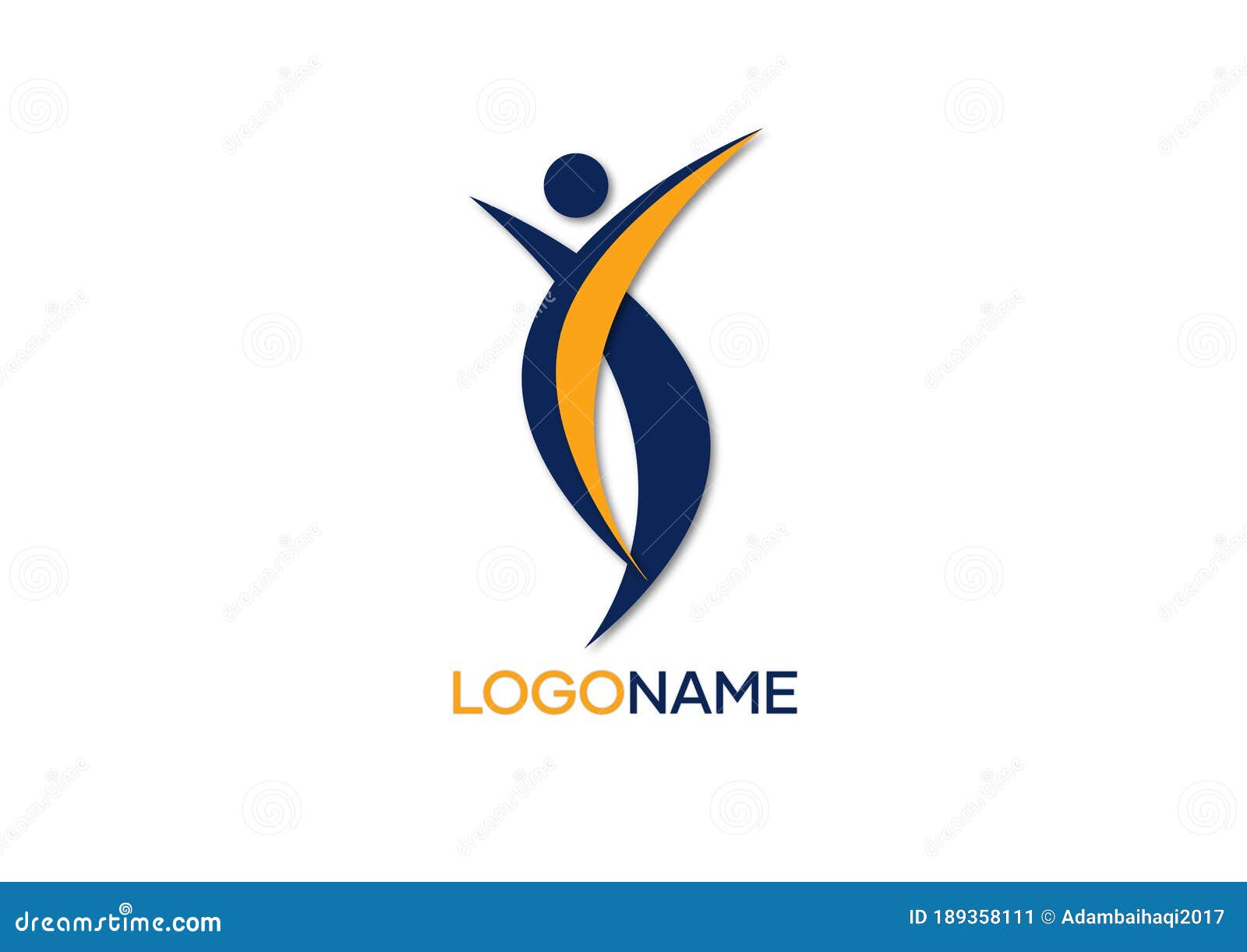 Logo Design Human People Template Vector Stock Vector - Illustration of ...