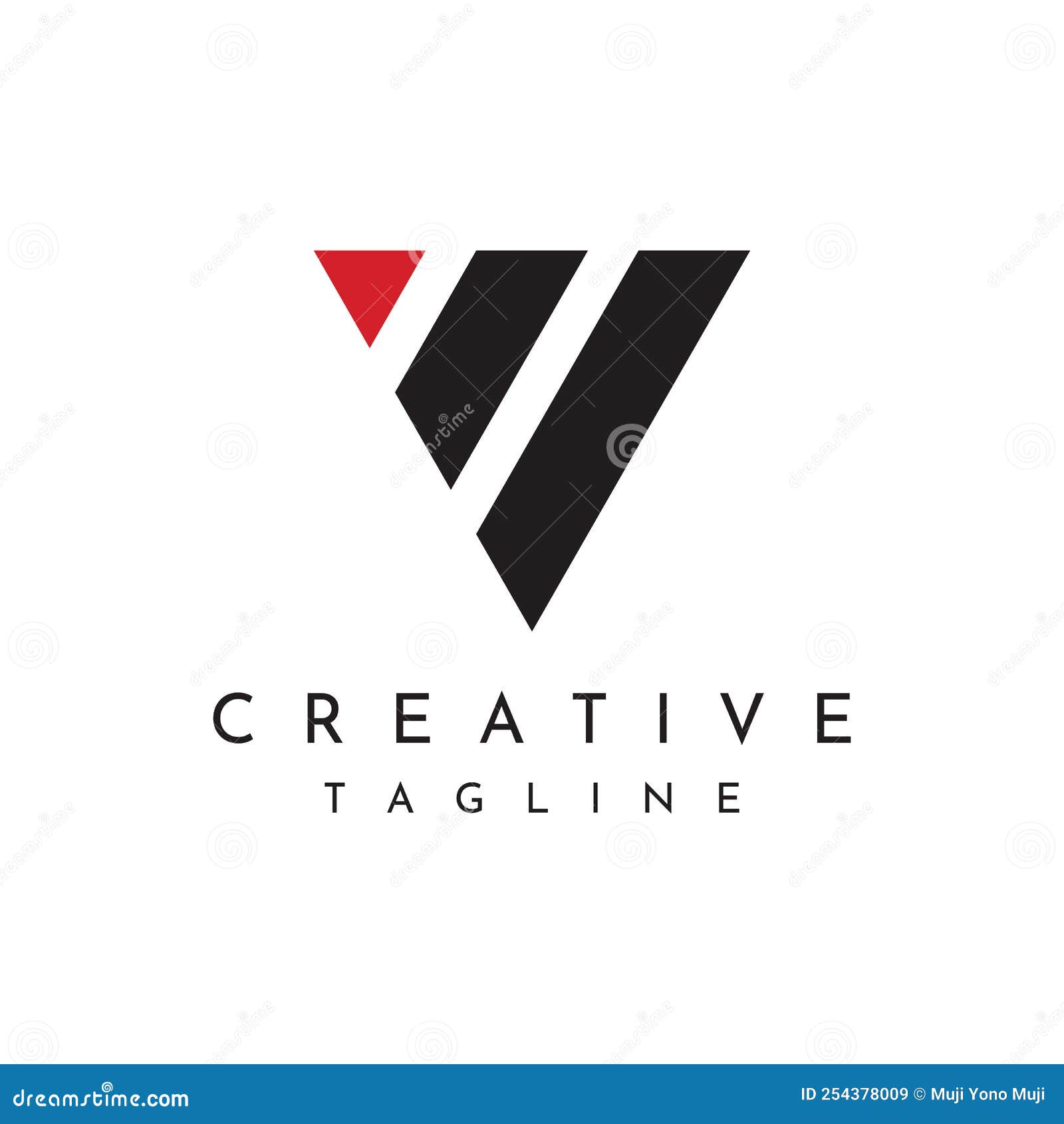 Logo Design Initial Letter V with Artistic Monogram.Logo is Modern ...