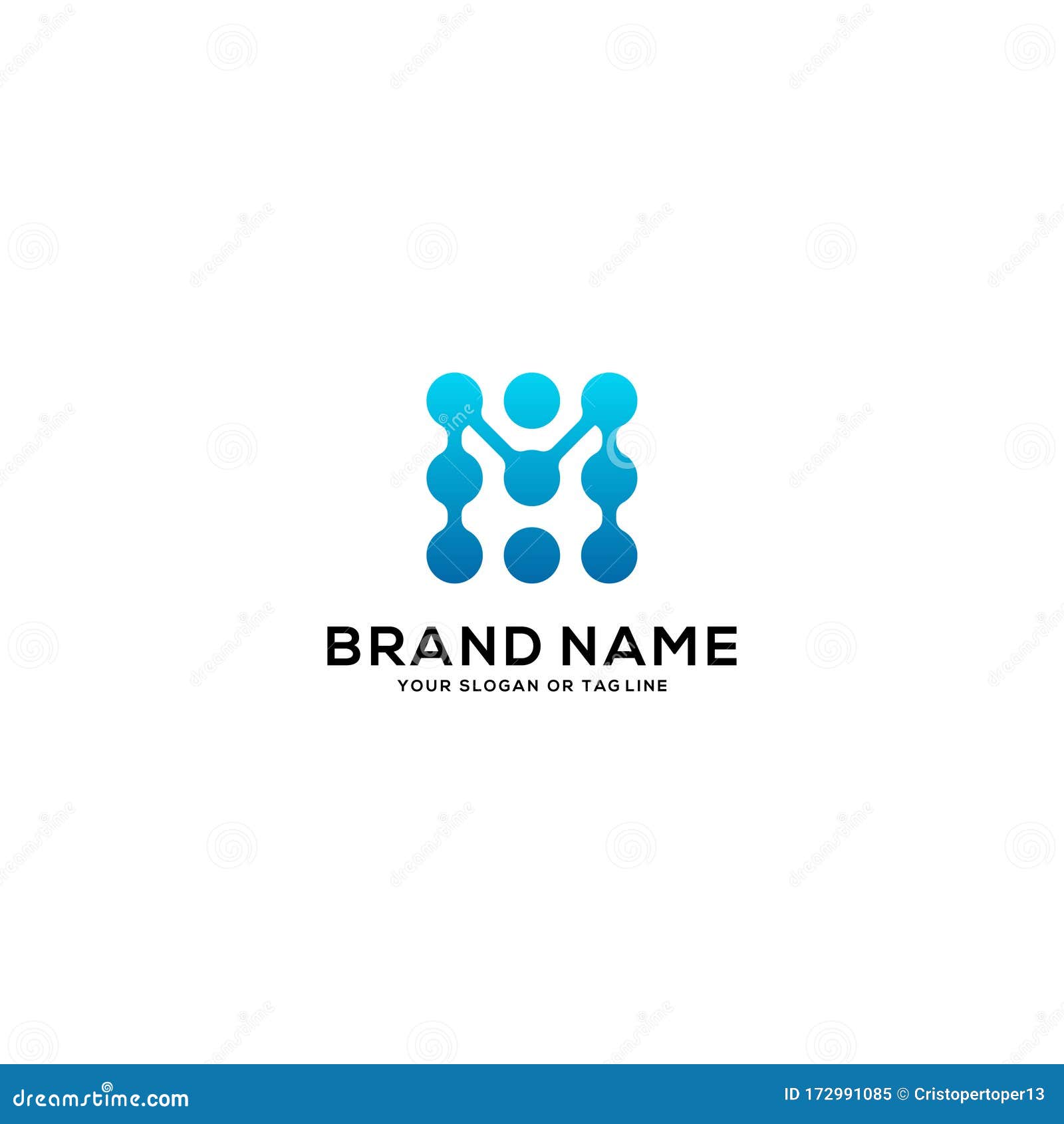 Logo Design Letter M Tech Vector Stock Vector - Illustration of concept ...