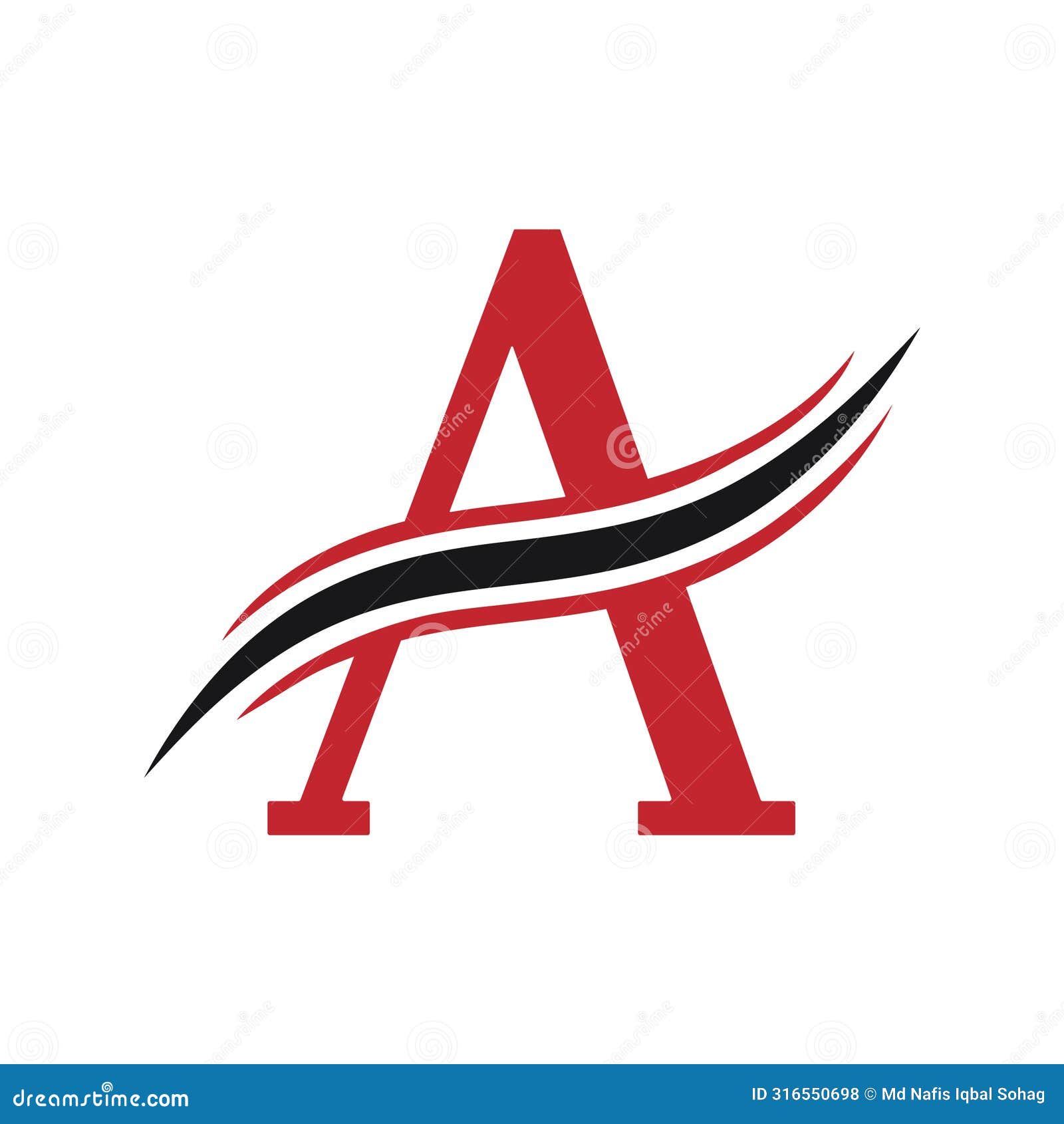 A Logo Design Monogram Best Company Identity. Initials a Letters Logo ...