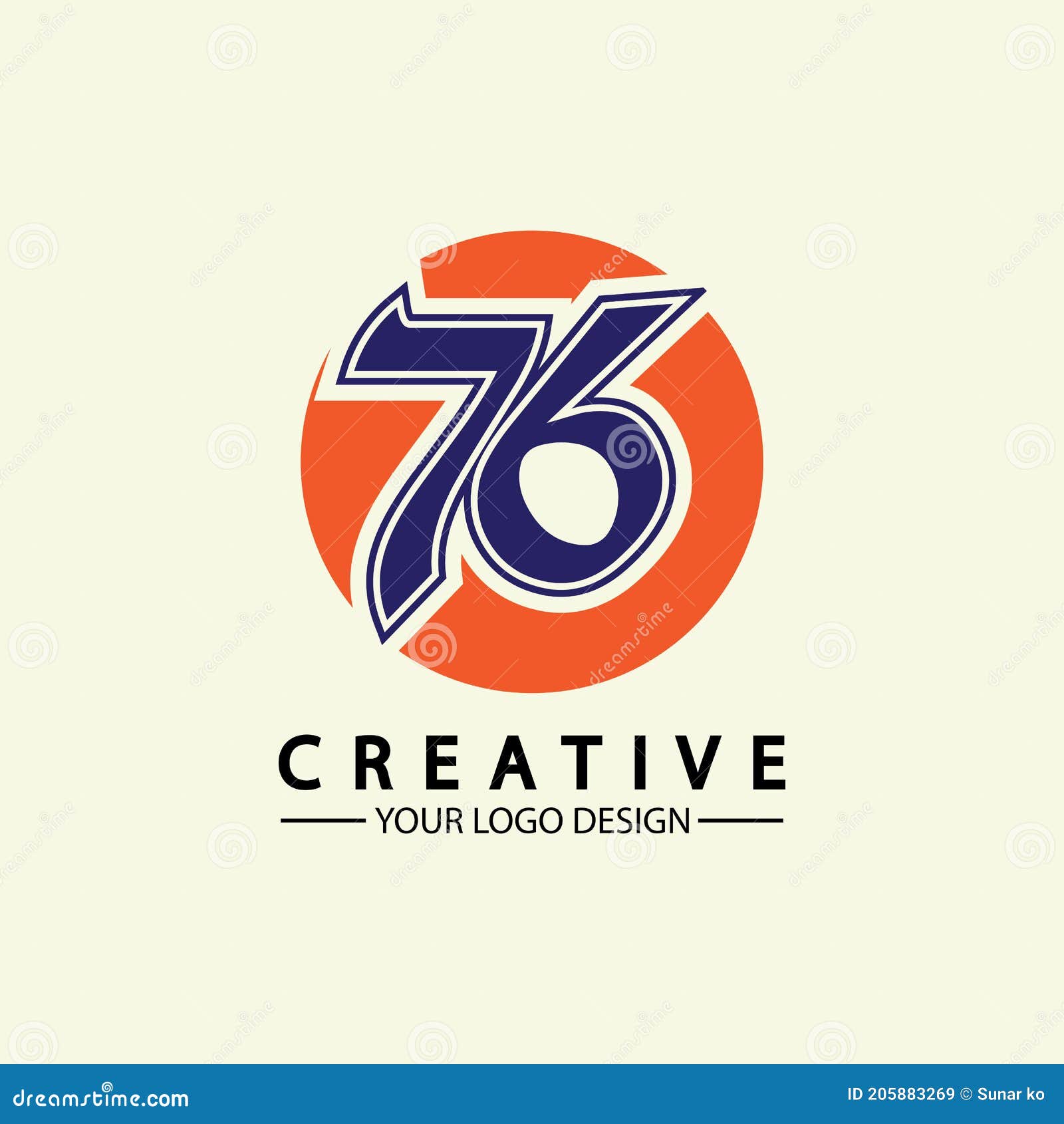 Logo Design Number 76 Image Vector Illustration Stock Vector ...