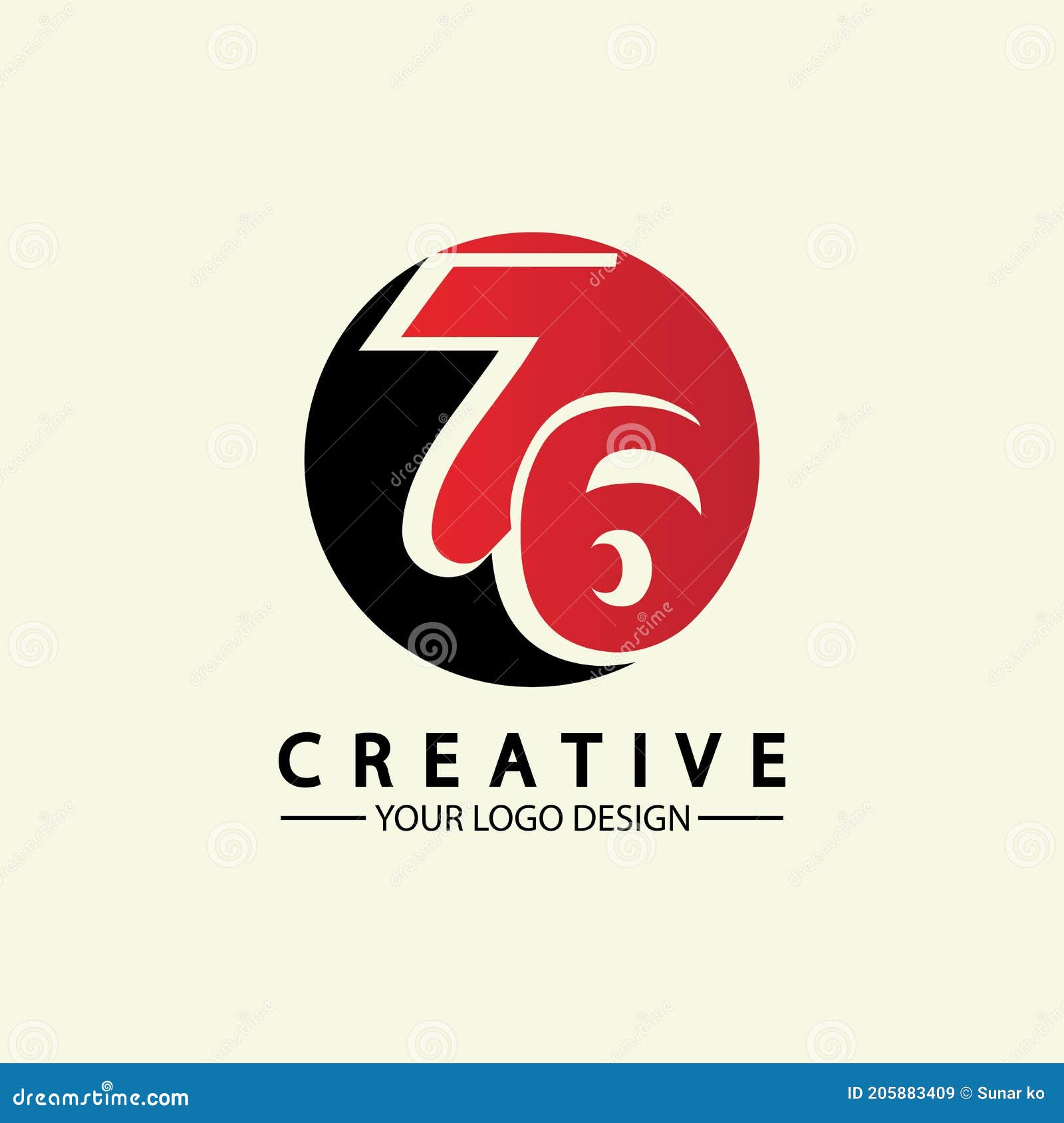 Logo Design Number 76 Image Vector Illustration Stock Vector ...