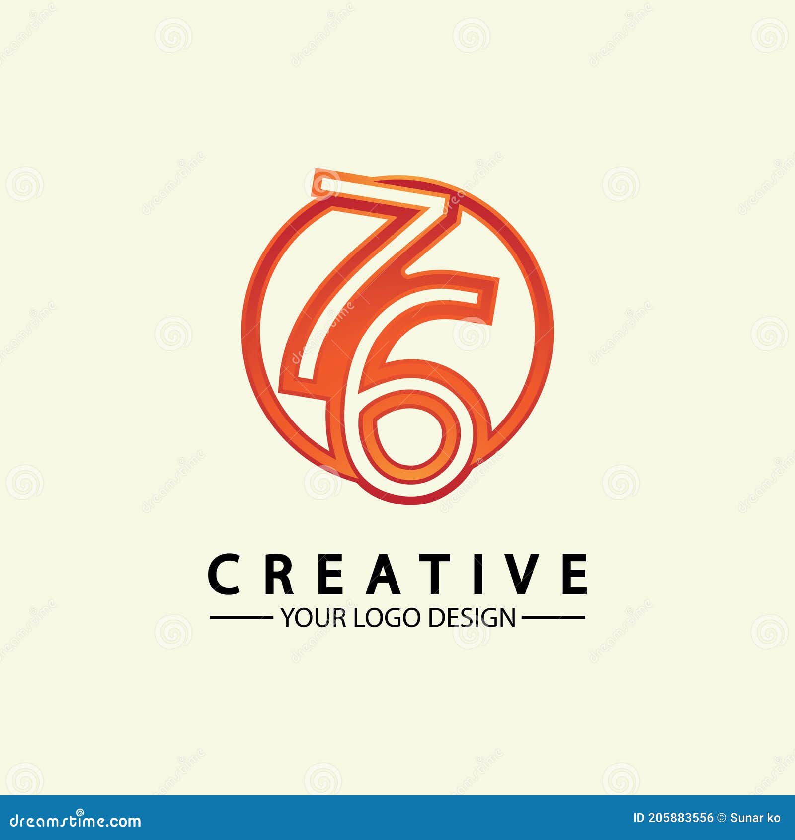 Logo Design Number 76 Image Vector Illustration Stock Vector ...