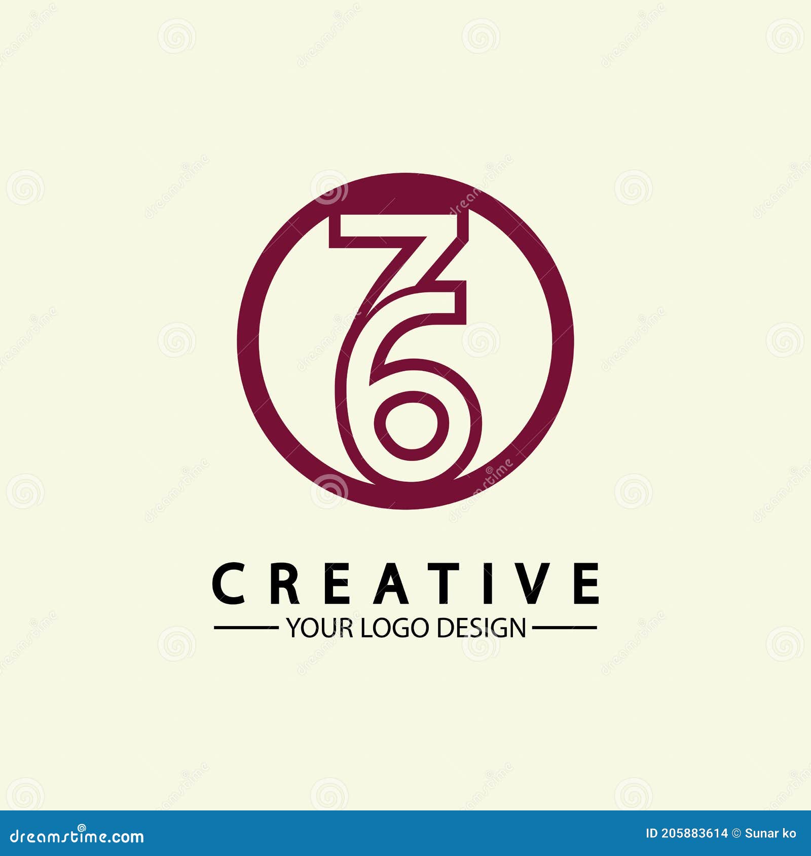Logo Design Number 76 Image Vector Illustration Stock Vector ...