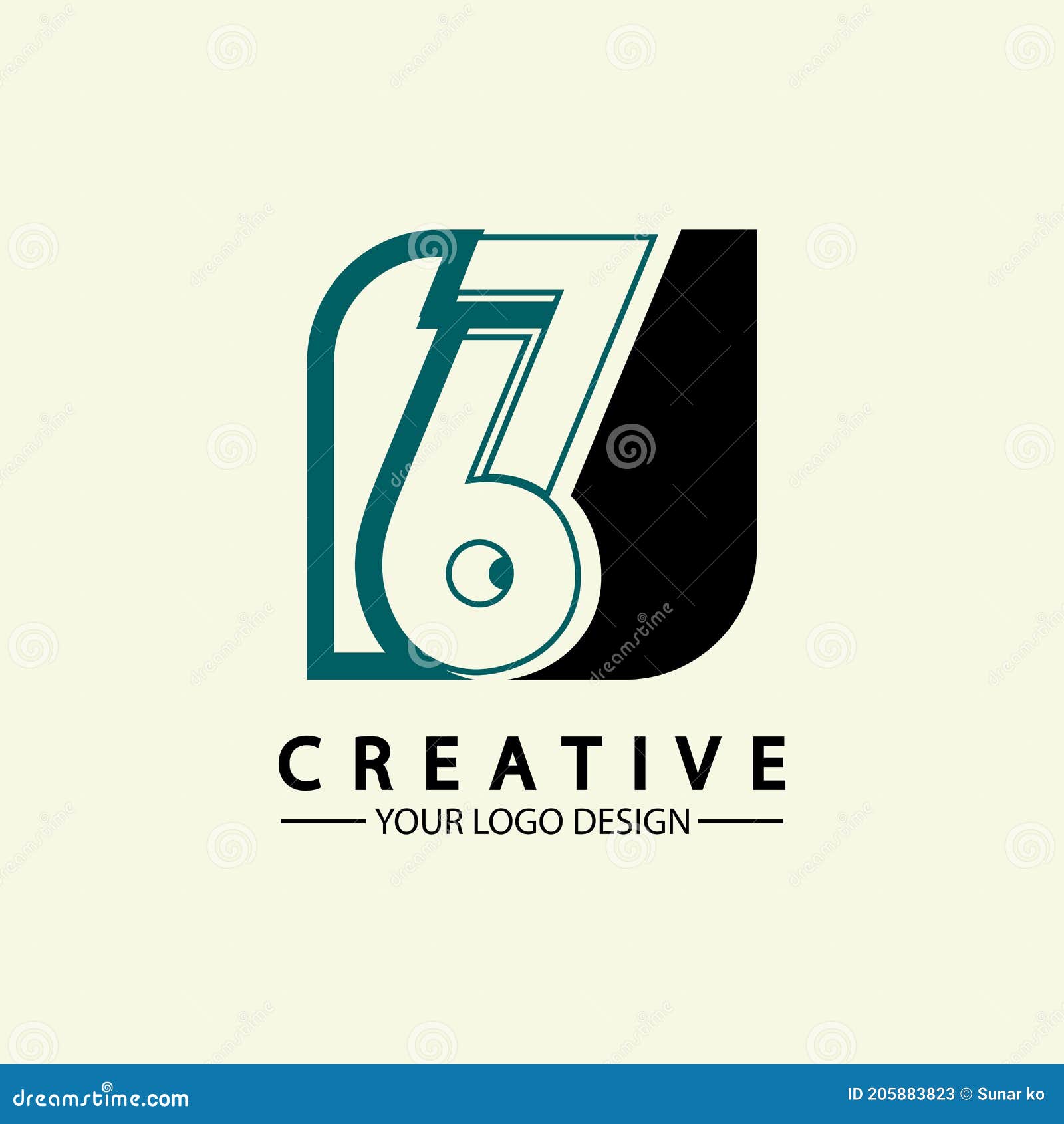 Logo Design Number 76 Image Vector Illustration Stock Vector ...