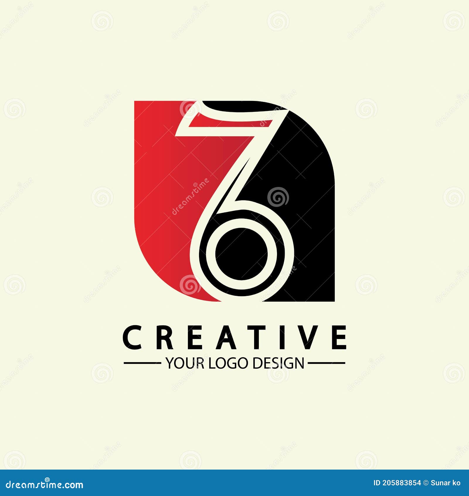 Logo Design Number 76 Image Vector Illustration Stock Vector ...