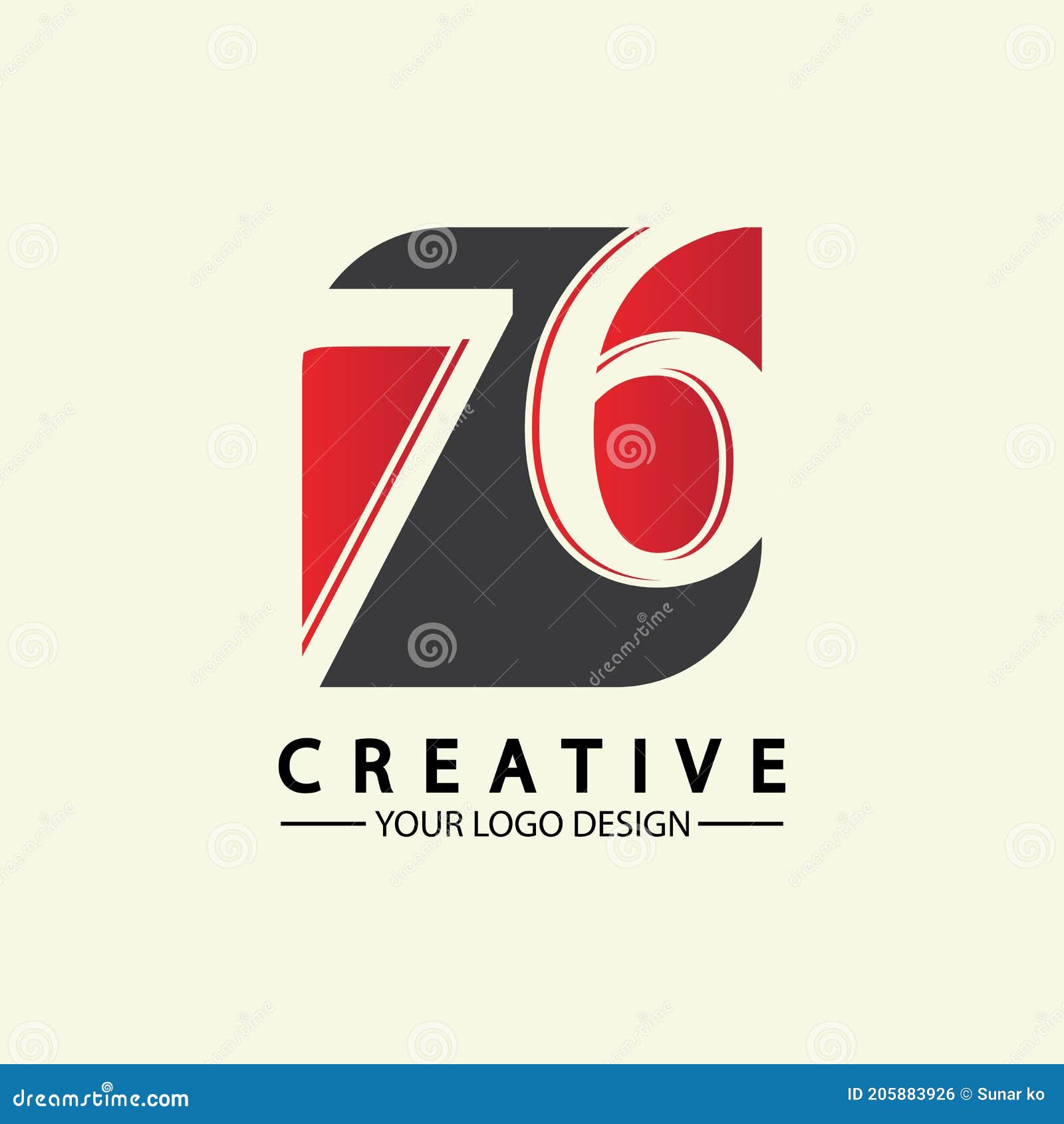 Logo Design Number 76 Image Vector Illustration Stock Vector ...