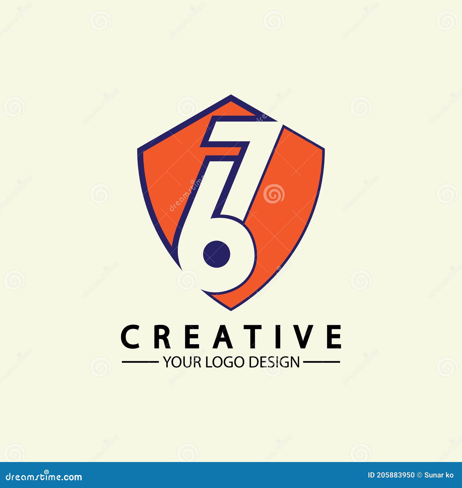 Logo Design Number 76 Image Vector Illustration Stock Vector ...