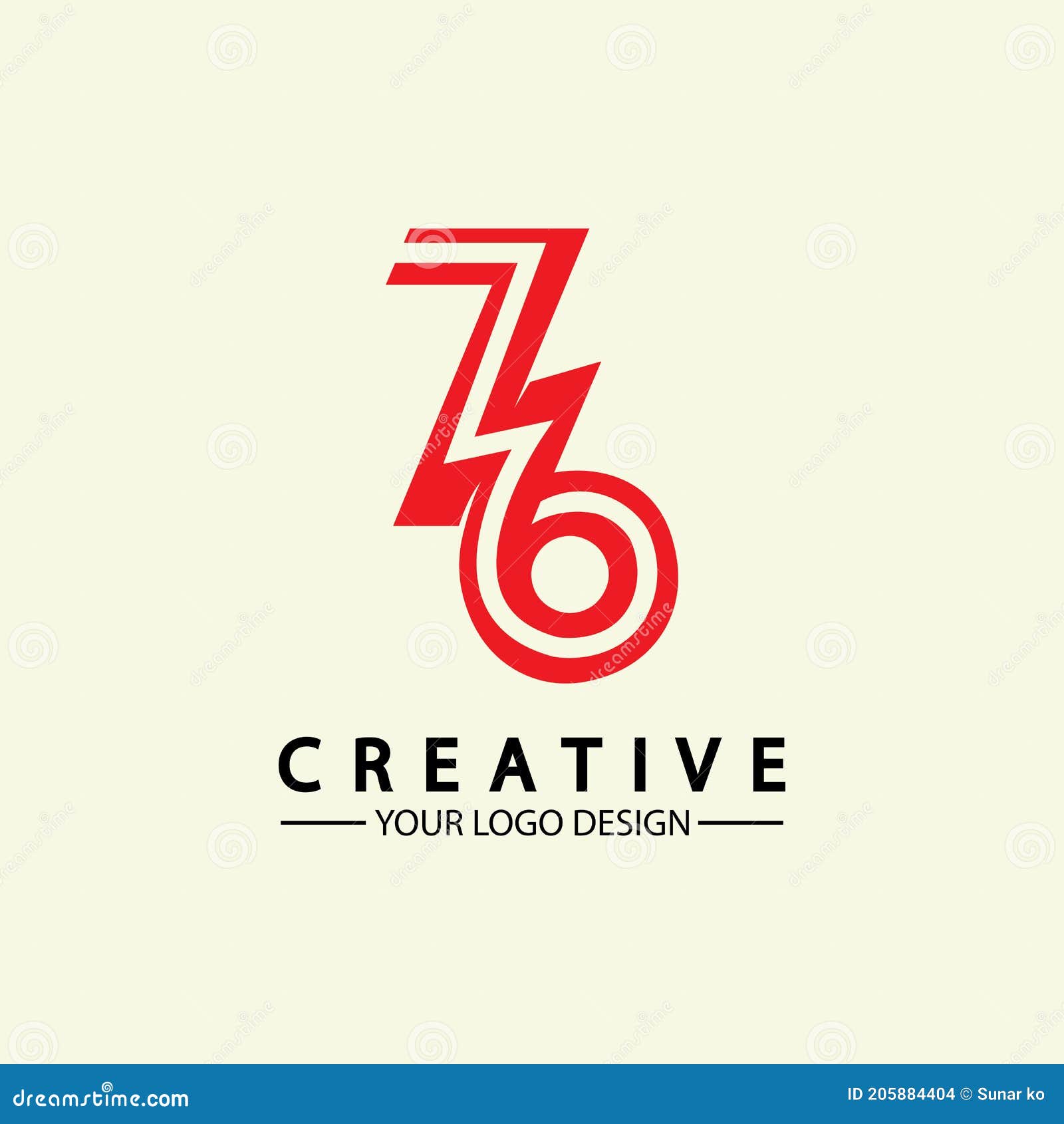 Logo Design Number 76 Image Vector Illustration Stock Vector ...