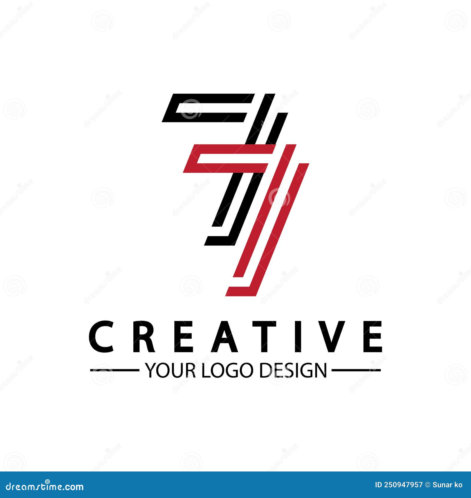 Logo Design Number 77 Image Vector Illustration Stock Vector ...
