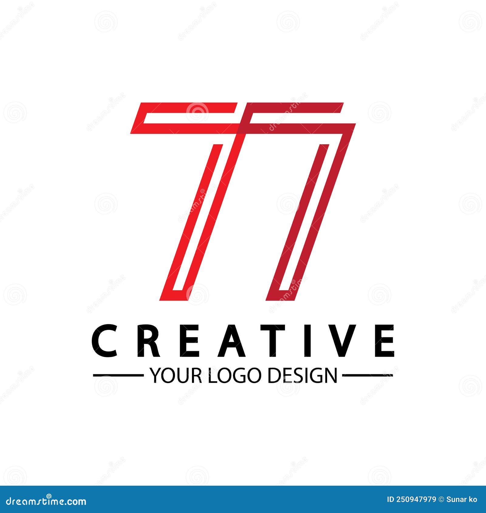 Logo Design Number 77 Image Vector Illustration Stock Vector ...