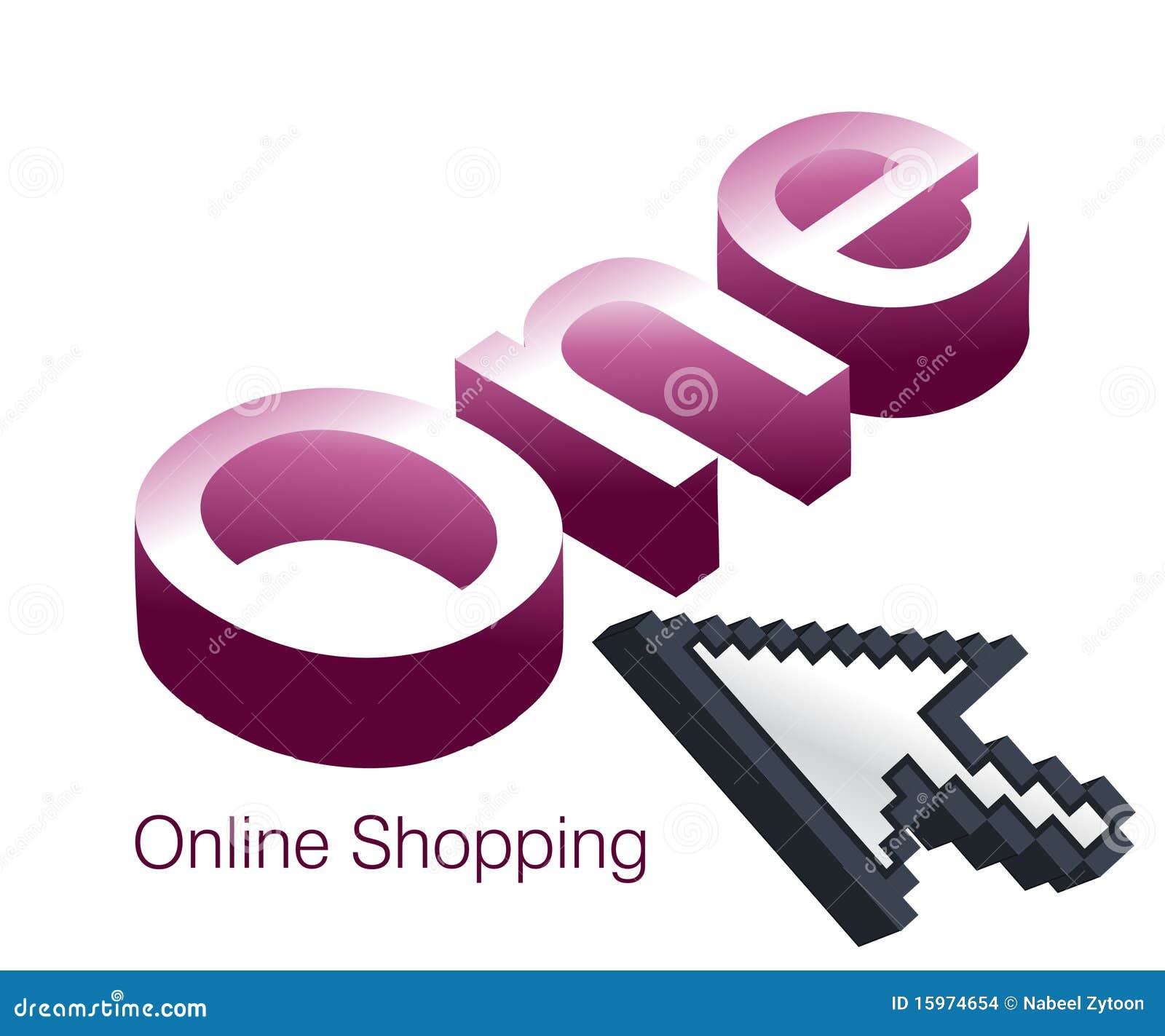 Logo Design for Online Shopping Website Stock Vector - Illustration of ...