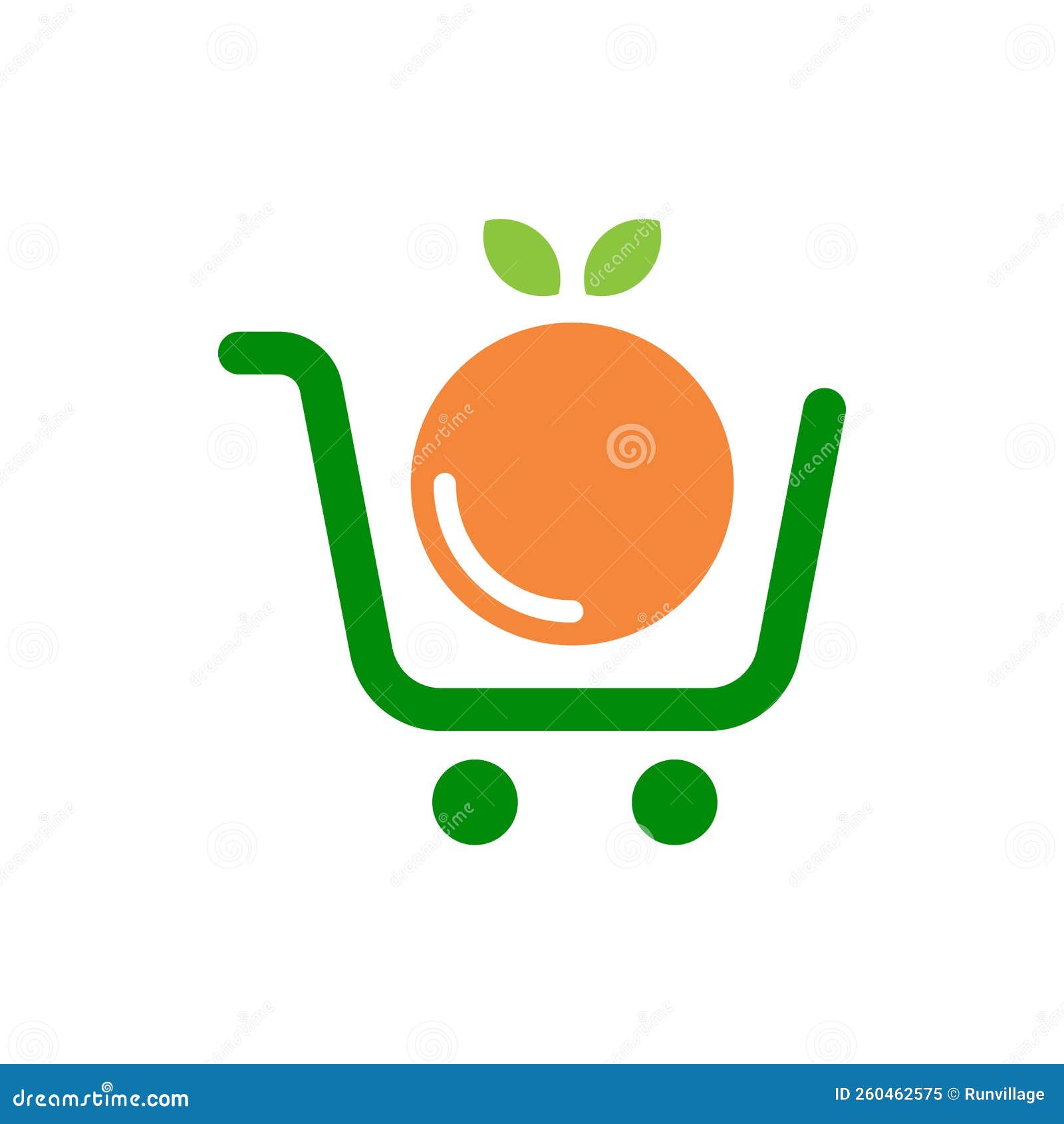 Logo Design of Organic Fresh Fruit Stock Vector - Illustration of ...