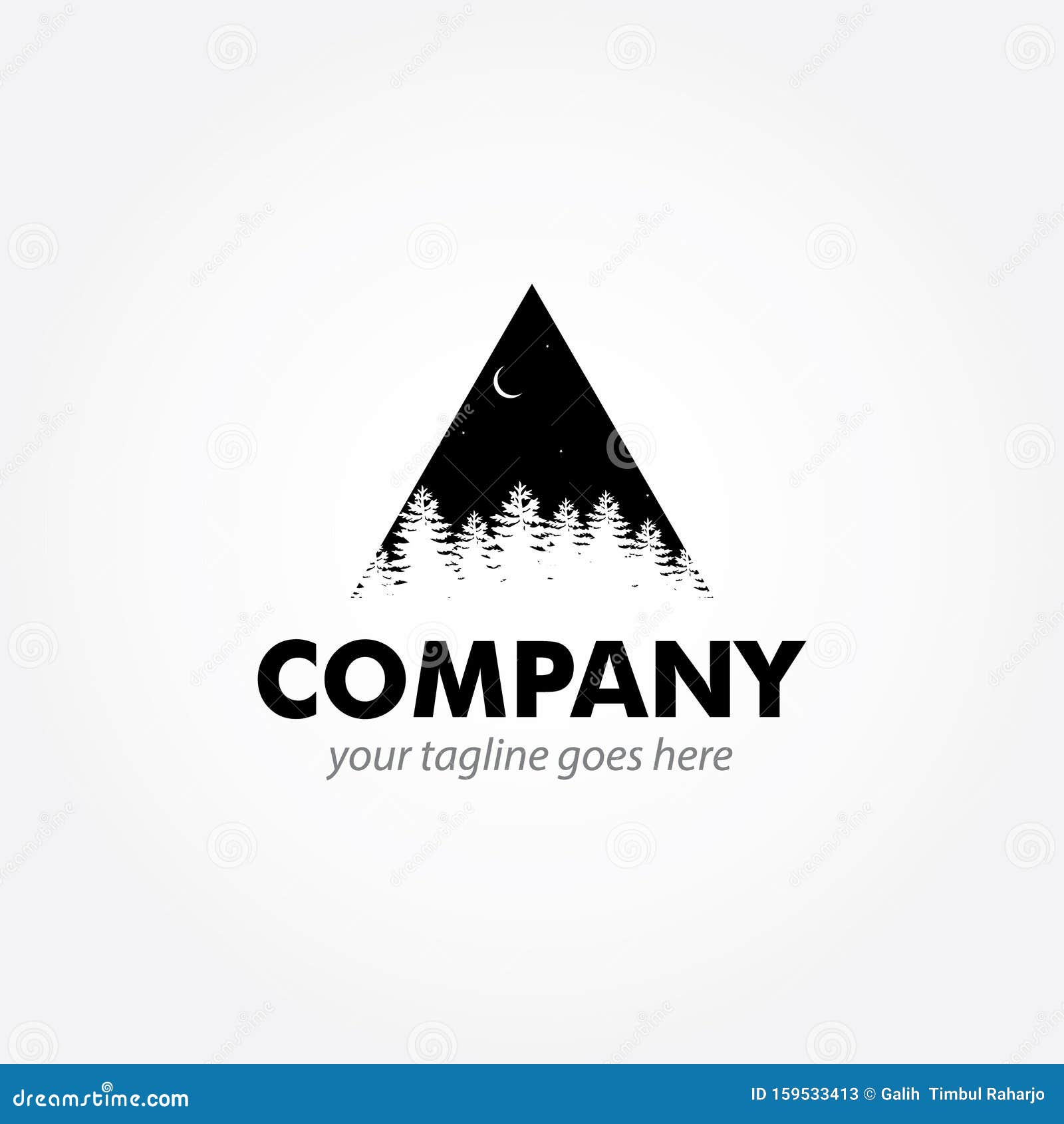 Night logo stock illustration. Illustration of outdoors - 159533413