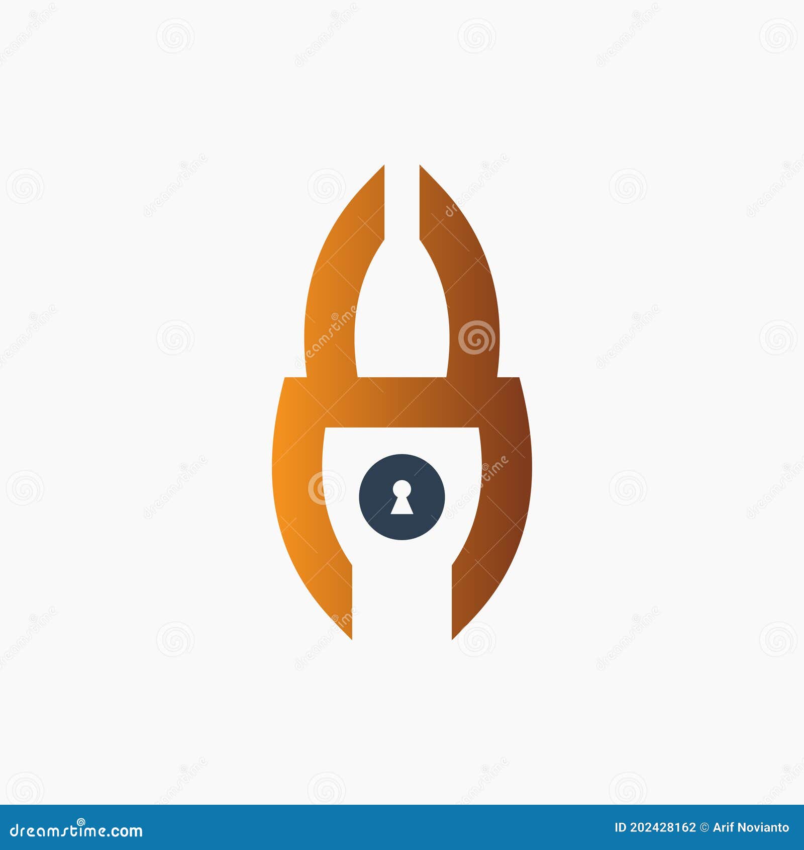 Logo design padlock lock stock vector. Illustration of private - 202428162