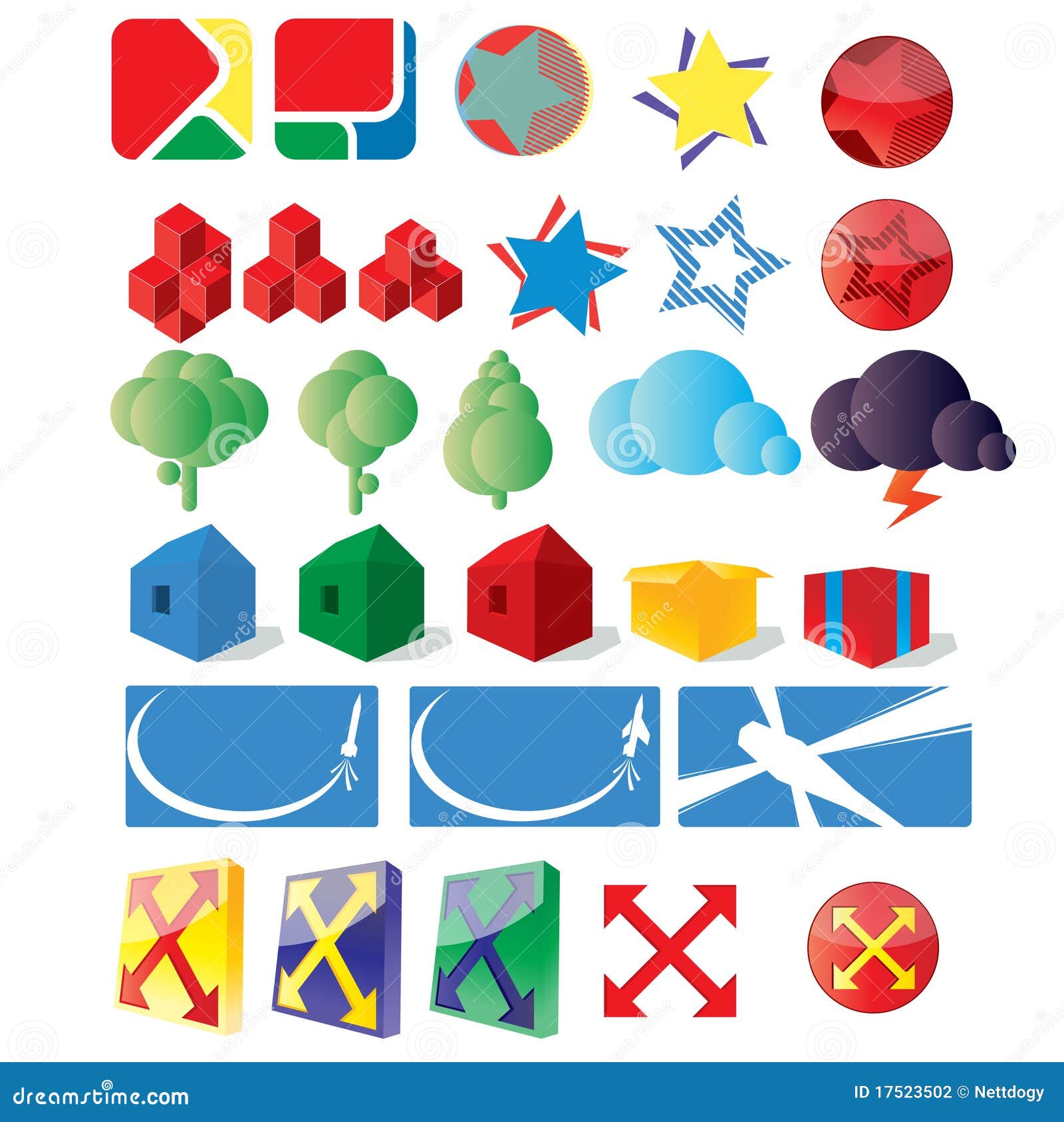 Logo for design part 2 stock illustration. Illustration of green - 17523502