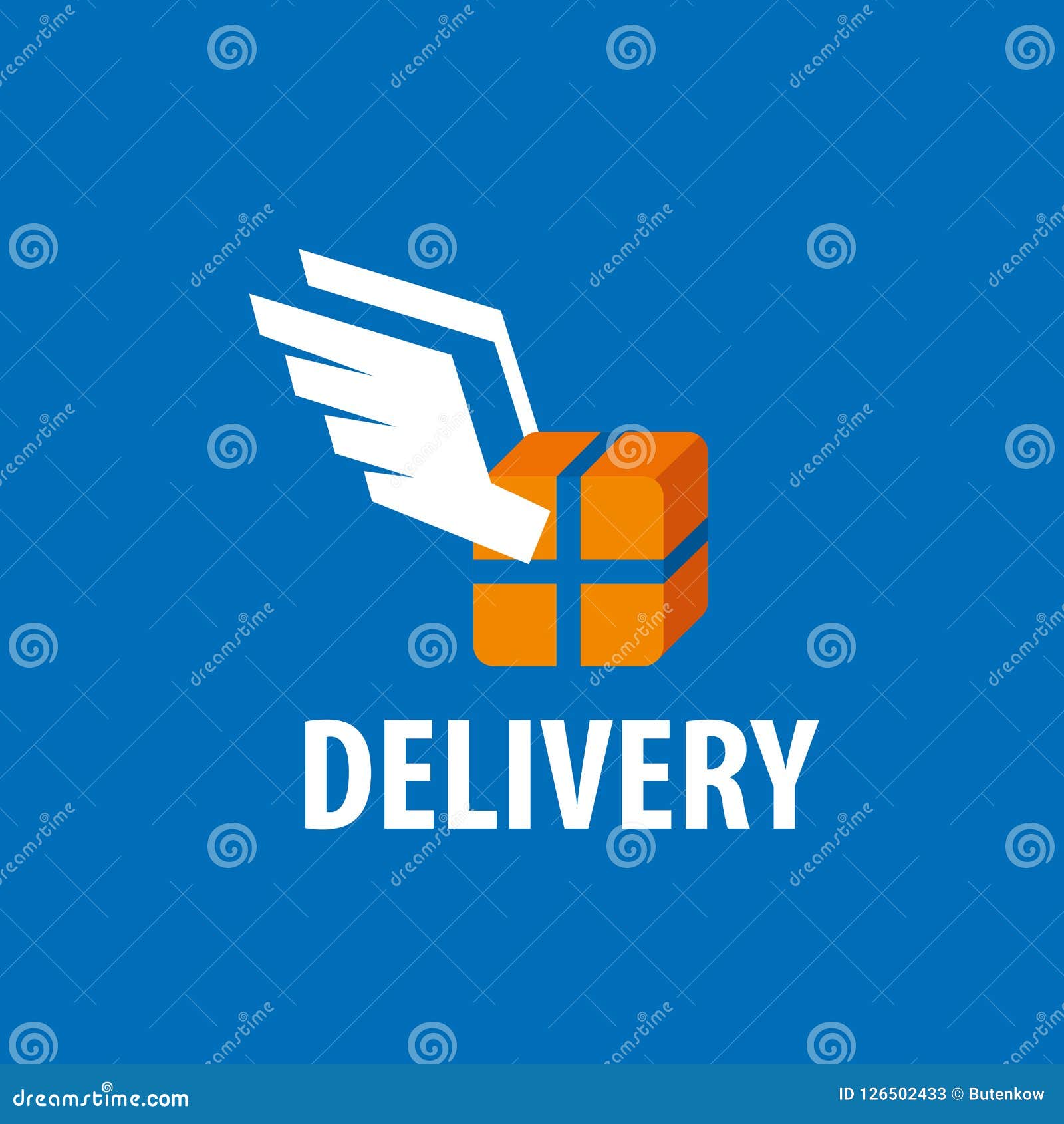 Delivery Logo Template stock vector. Illustration of design - 126502433