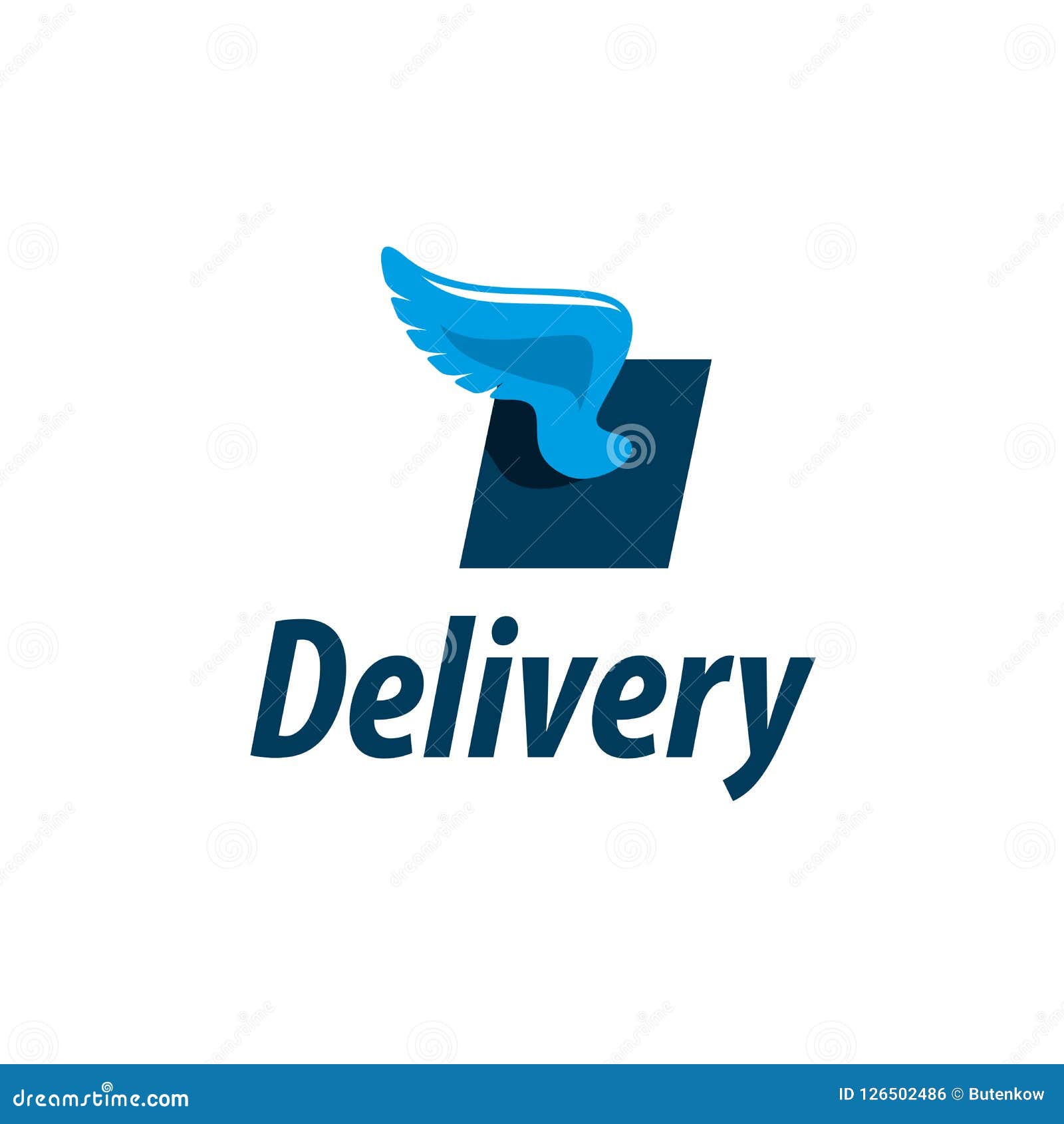 Delivery Logo Template stock vector. Illustration of fast - 126502486