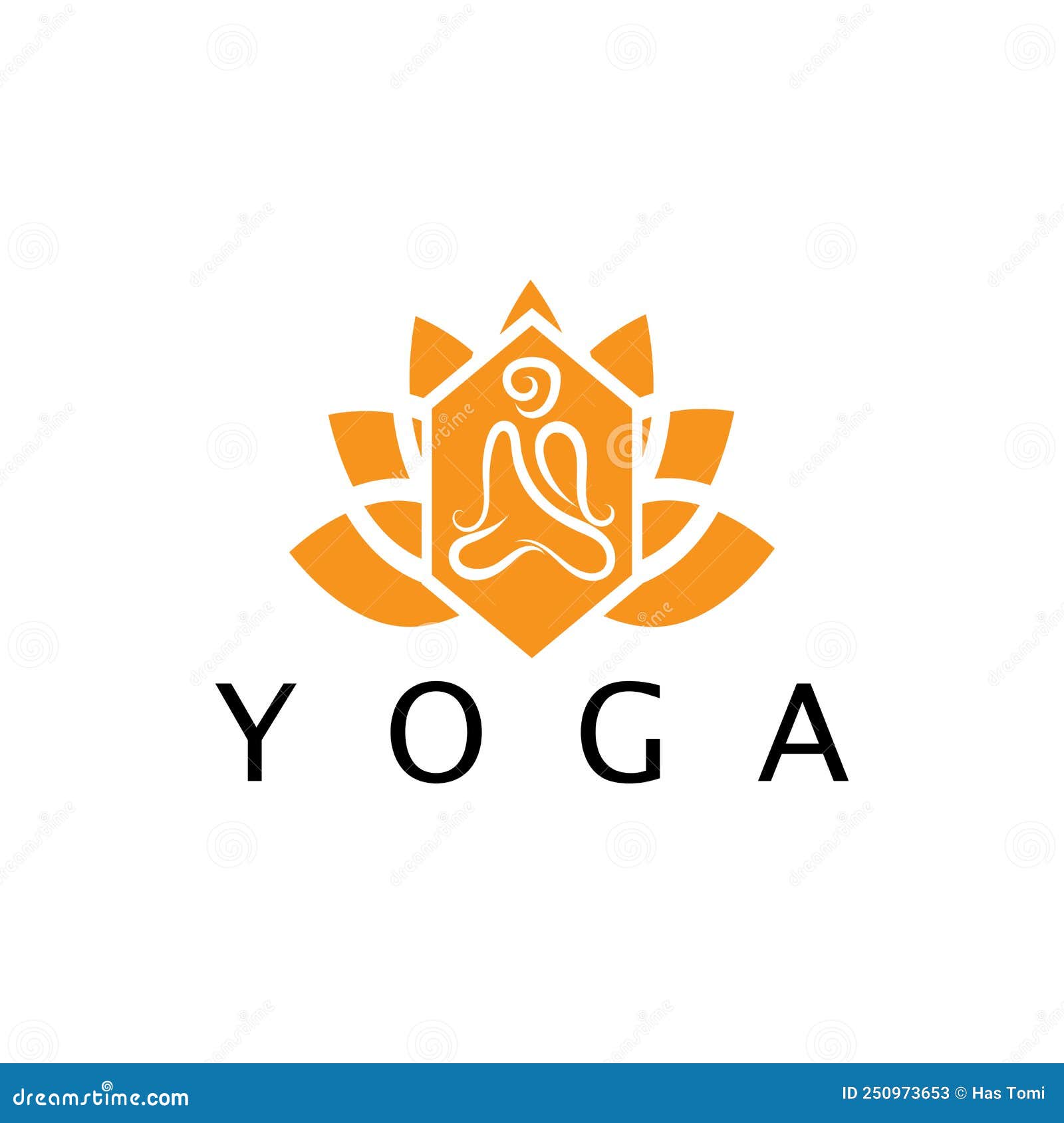Logo Design of People Doing Yoga Symbol Icon Illustration Vector Stock ...