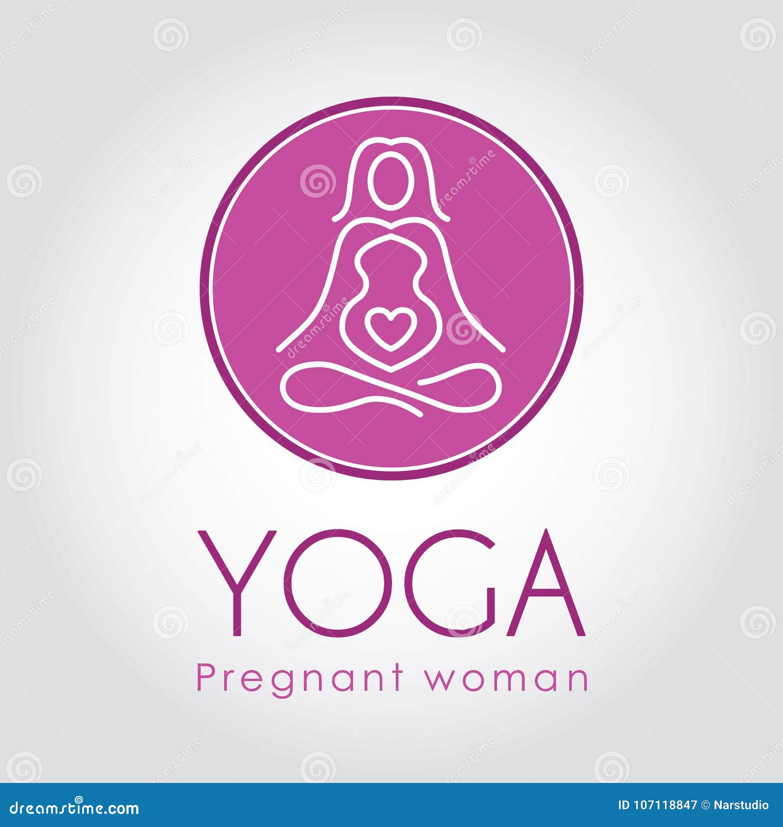 Logo Design rosado ilustración del vector. Ilustración de lineal ...