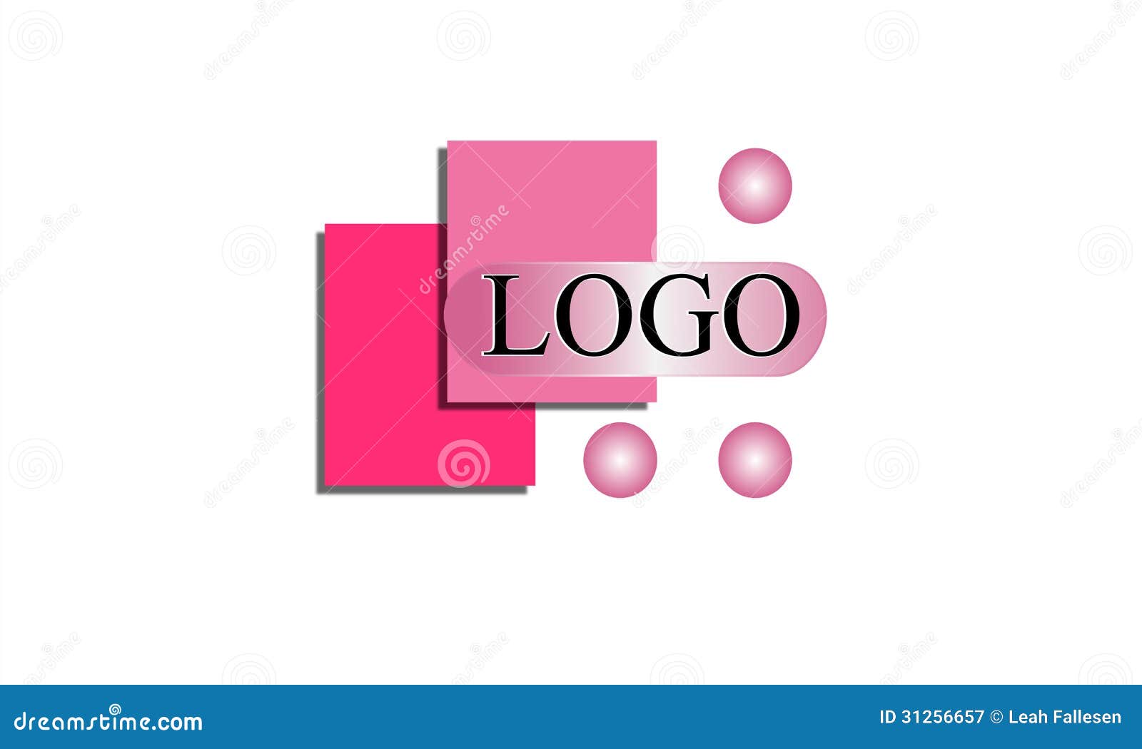 Logo Design rosado stock de ilustración. Ilustración de comercial ...