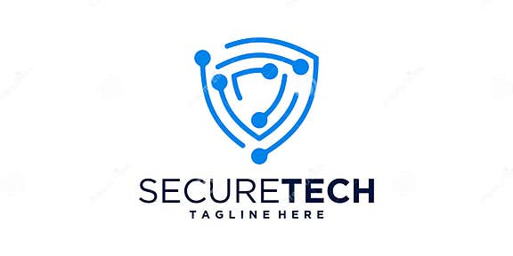 Logo Design Shield Tech,security,safe,circuit,logo Design Vector,icon ...