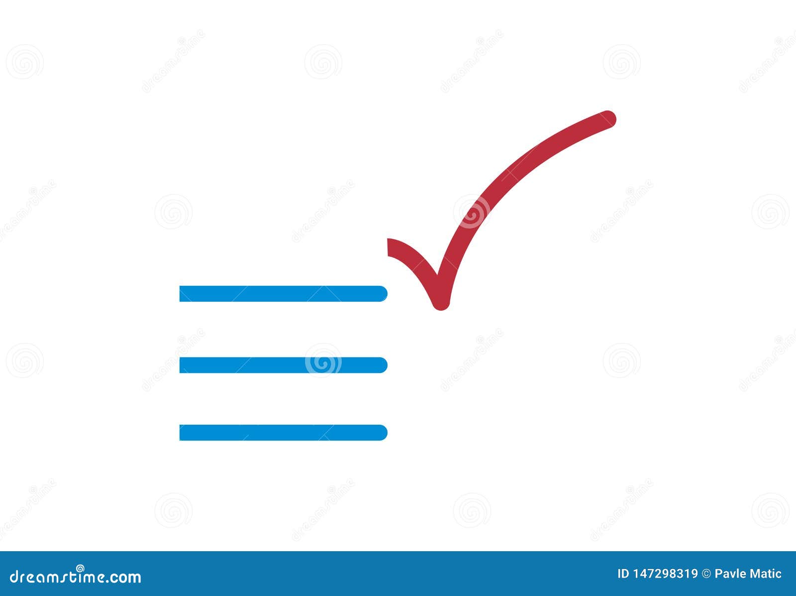Checklist Logo on White Background Stock Vector - Illustration of ...