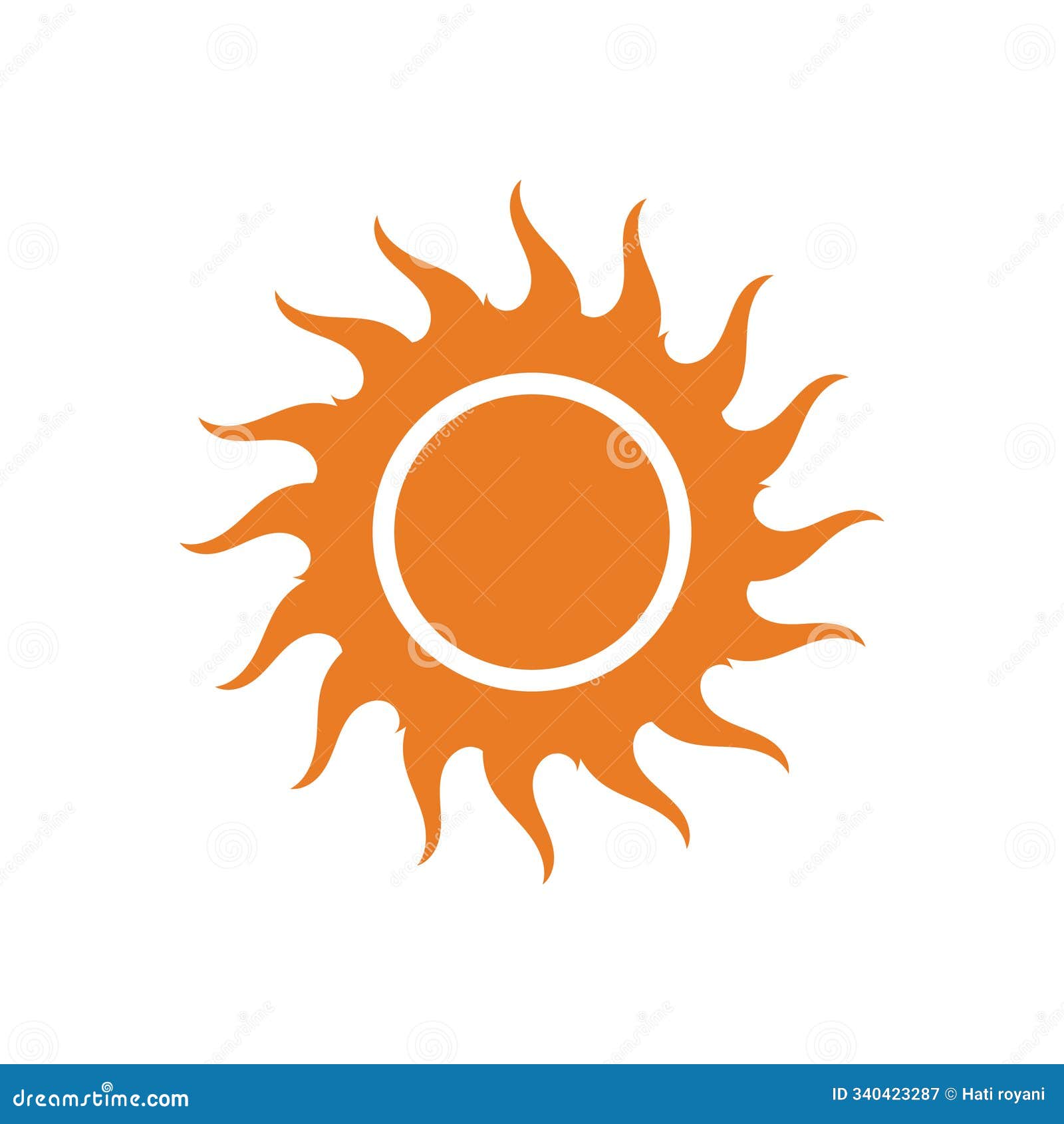 Logo Design Sun Modern Simple Template Stock Vector - Illustration of ...