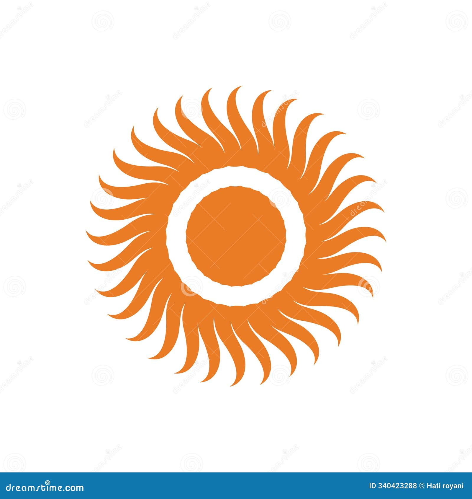 Logo Design Sun Modern Simple Template Stock Vector - Illustration of ...