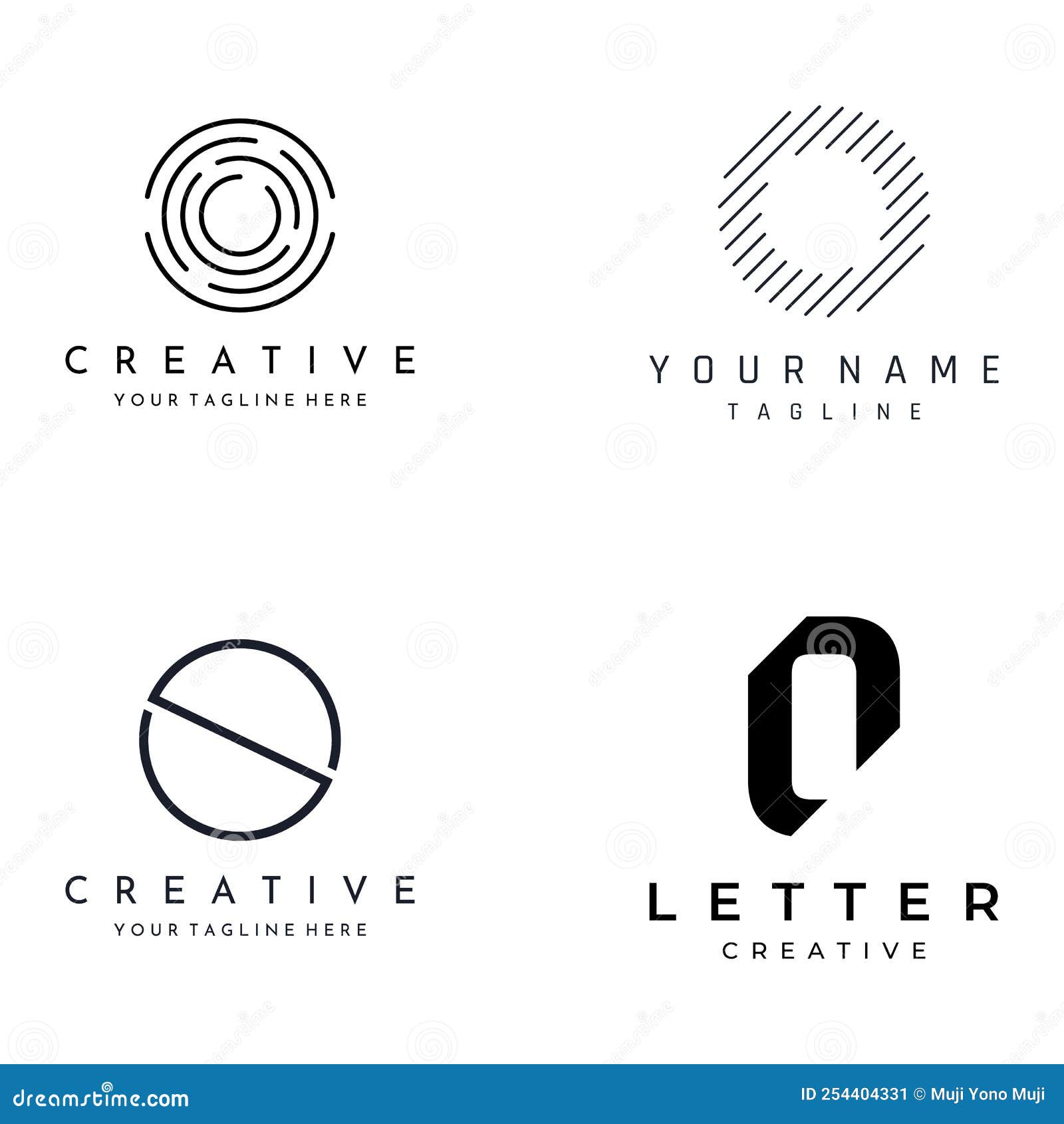 Logo Design Template Abstract Element Initial Letter O.Symbol of ...