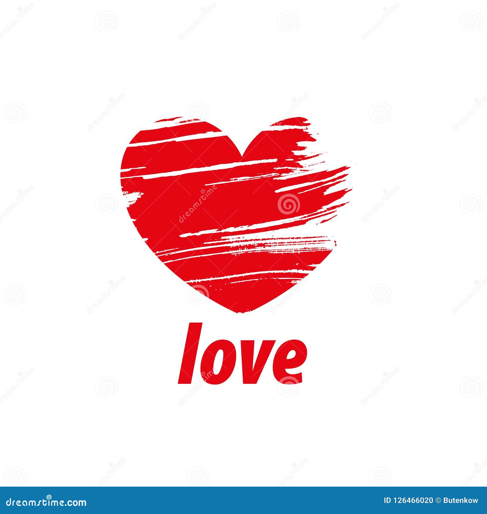 Logo heart splash stock vector. Illustration of grain - 126466020