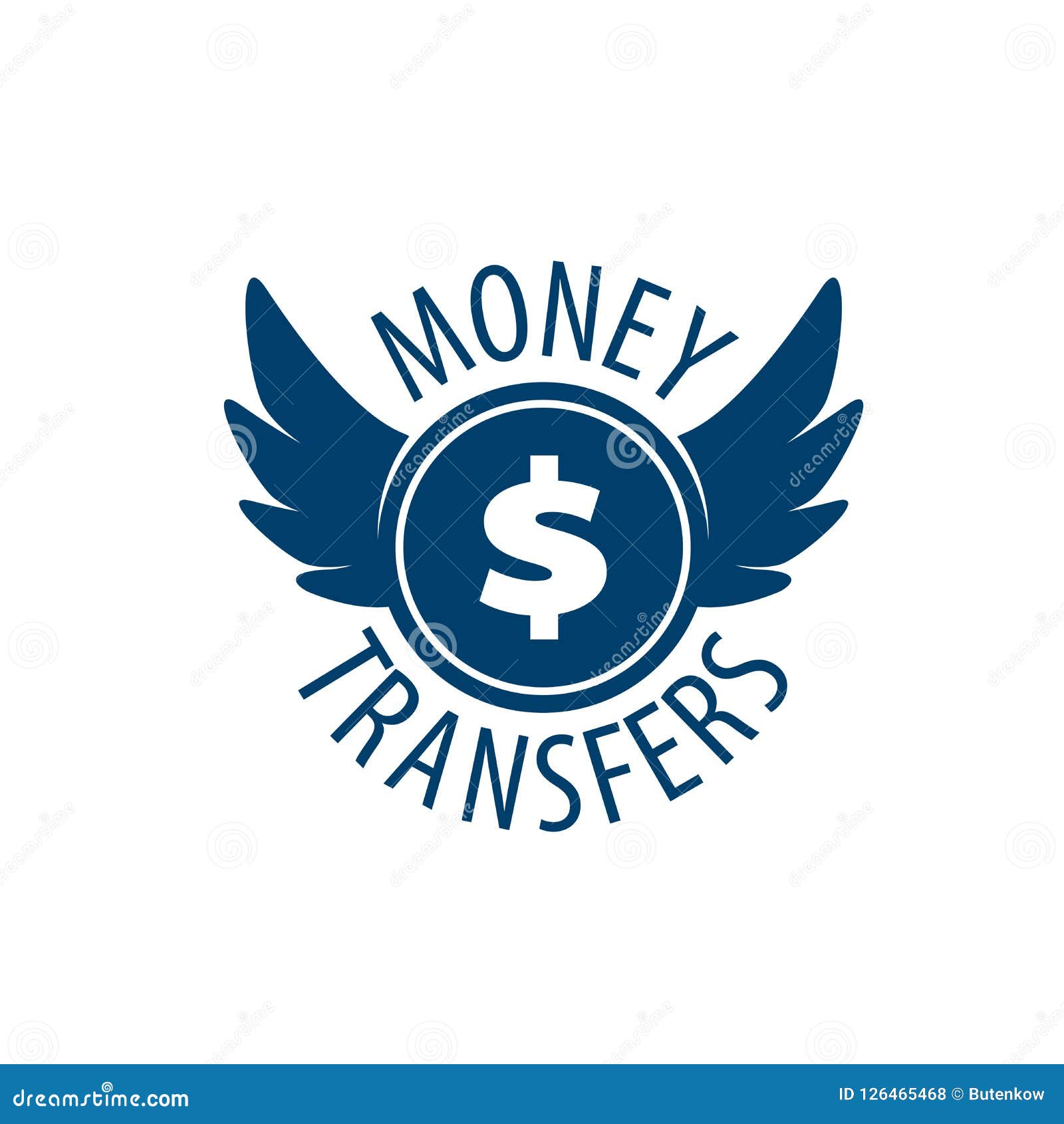 Vector logo remittances stock vector. Illustration of business - 126465468