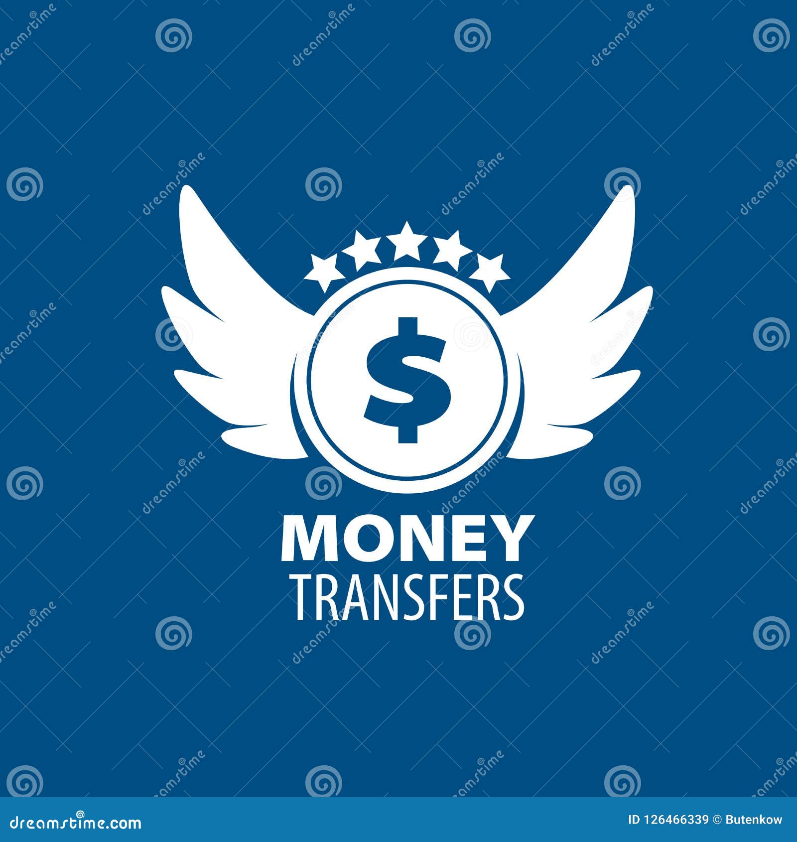 Vector logo remittances stock vector. Illustration of credit - 126466339