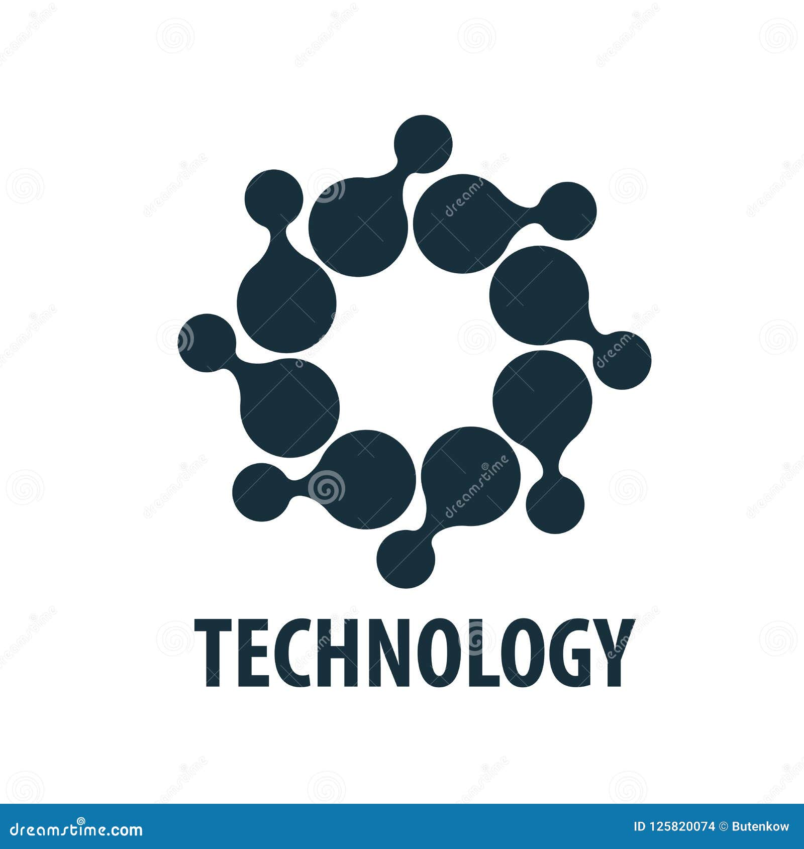 Vector logo technology stock vector. Illustration of icon - 125820074