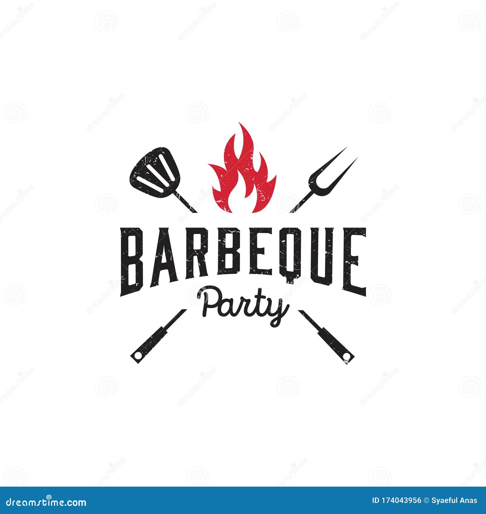 Barbeque logo, bbq logo stock vector. Illustration of charcoal - 174043956