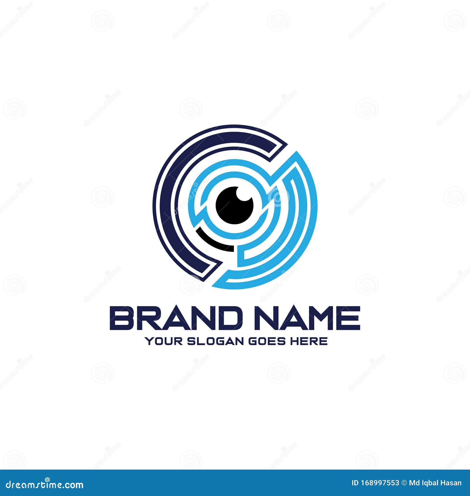 Creative,Modern Tech Security Camera Logo Design Template Vector Eps ...