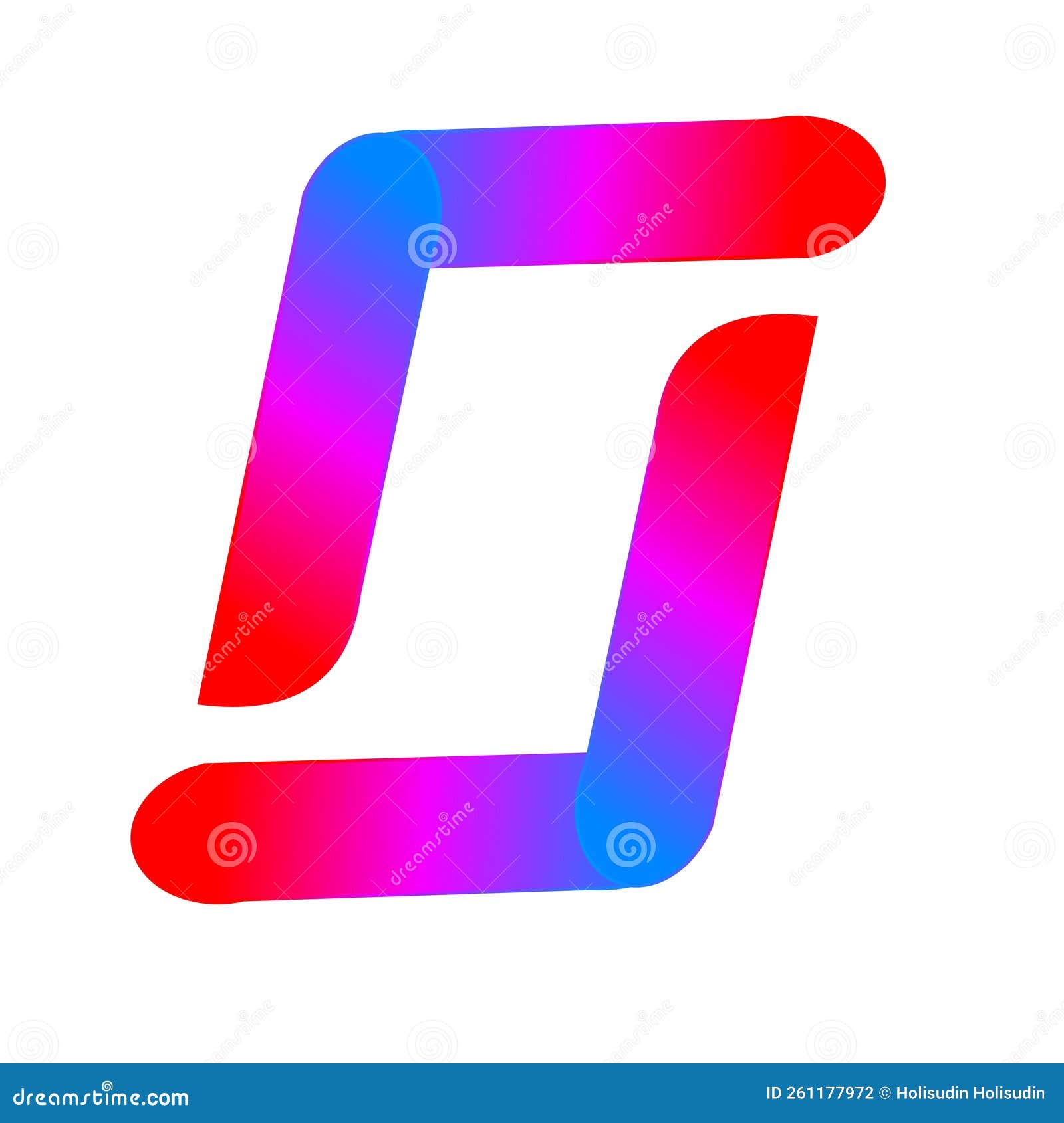 Logo Design with Two Angles Stock Illustration - Illustration of ...