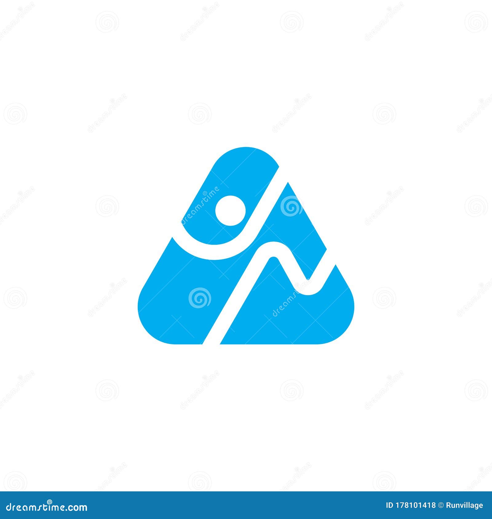 Logo Design about Ultra Marathon, or Trail Running Stock Vector ...