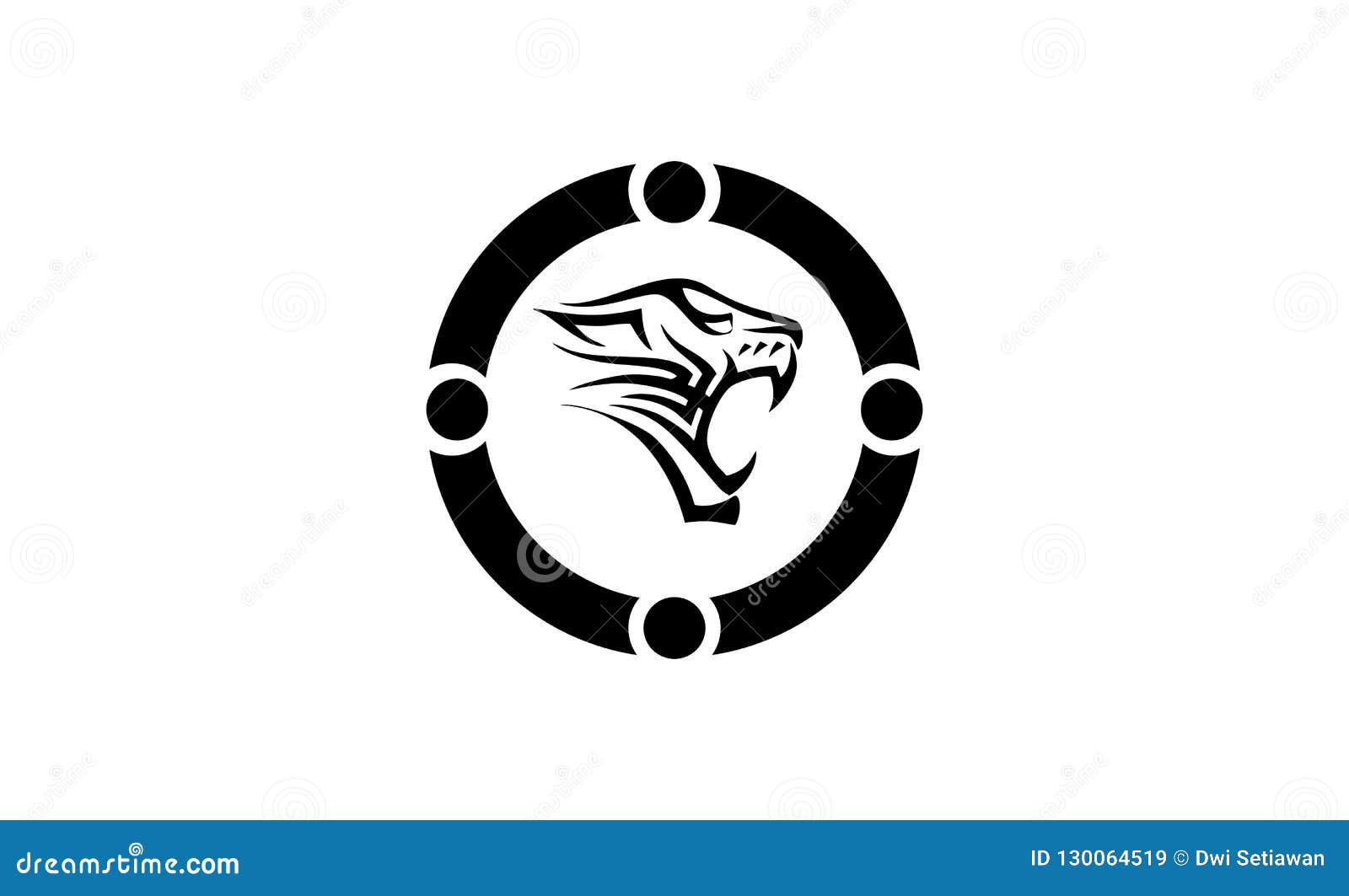 Creative Unique Tiger Logo Design Stock Vector - Illustration of brand ...