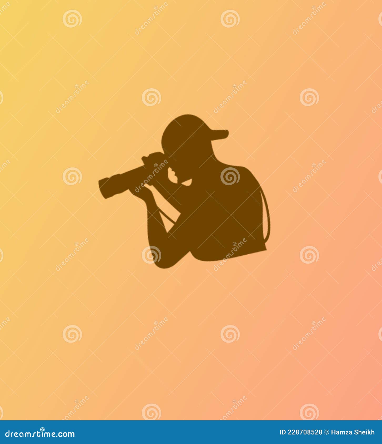 A Logo Design Using Light Colour Contrast Stock Photo - Image of ...