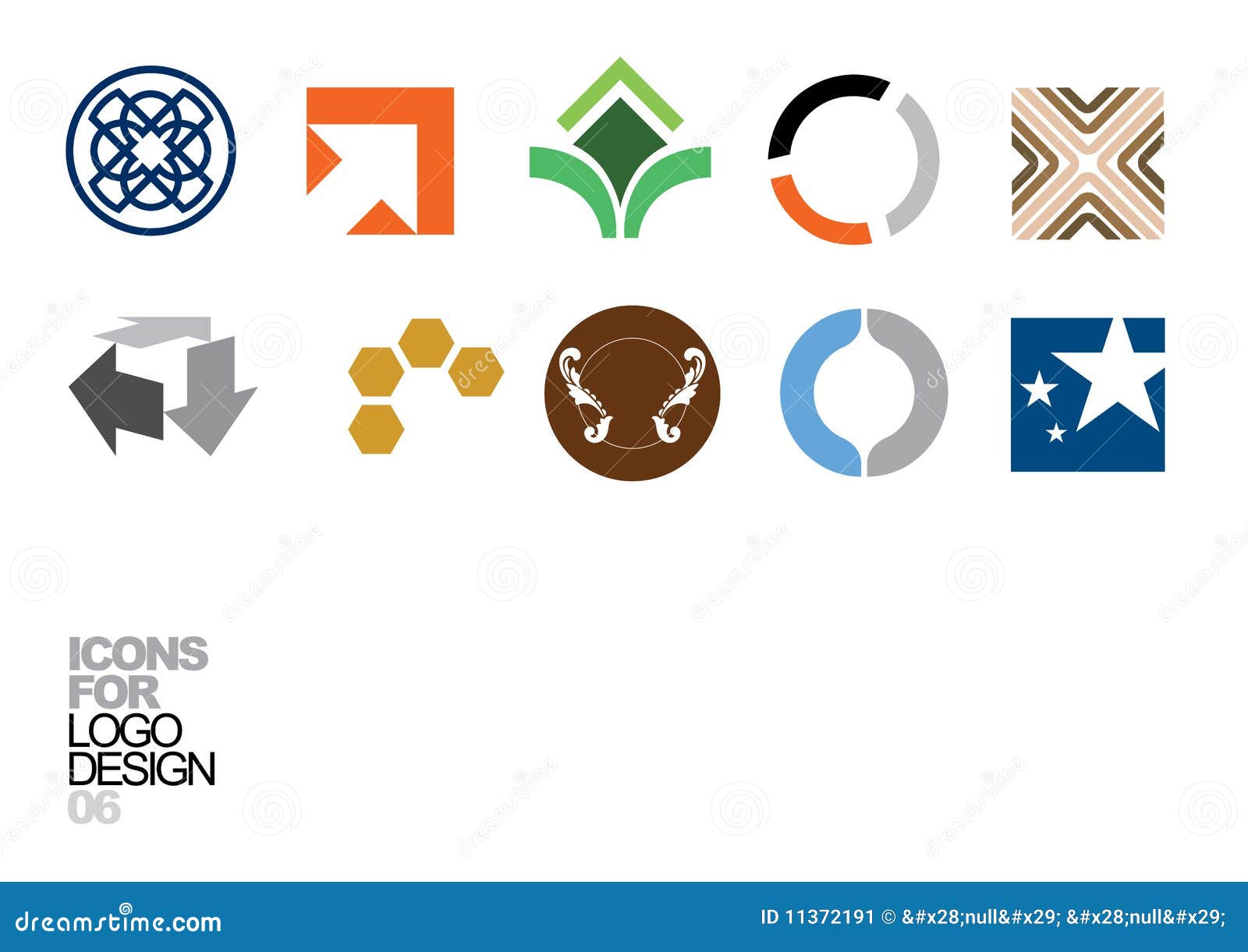 Logo Design Vector Elements 06 Stock Vector - Illustration of arrow ...