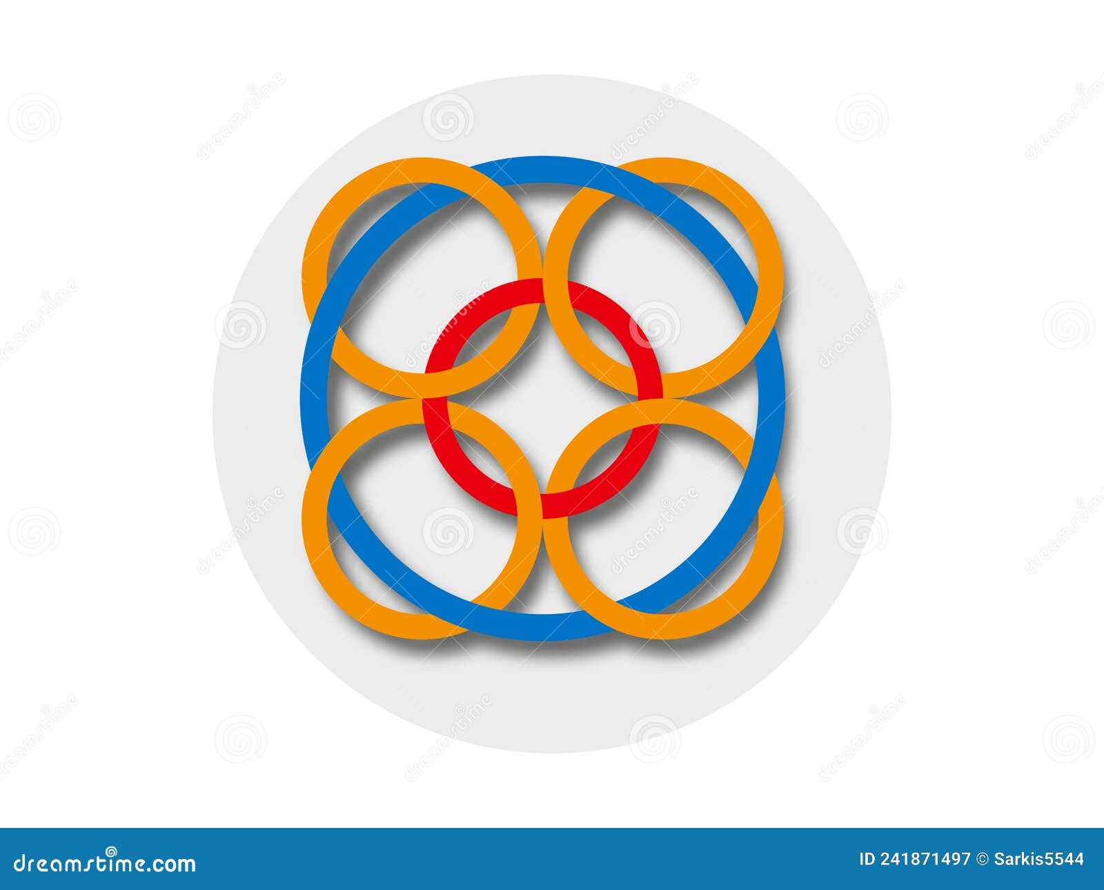 Logo Design Hand Drawn Circle.Vector Stock Vector - Illustration of ...