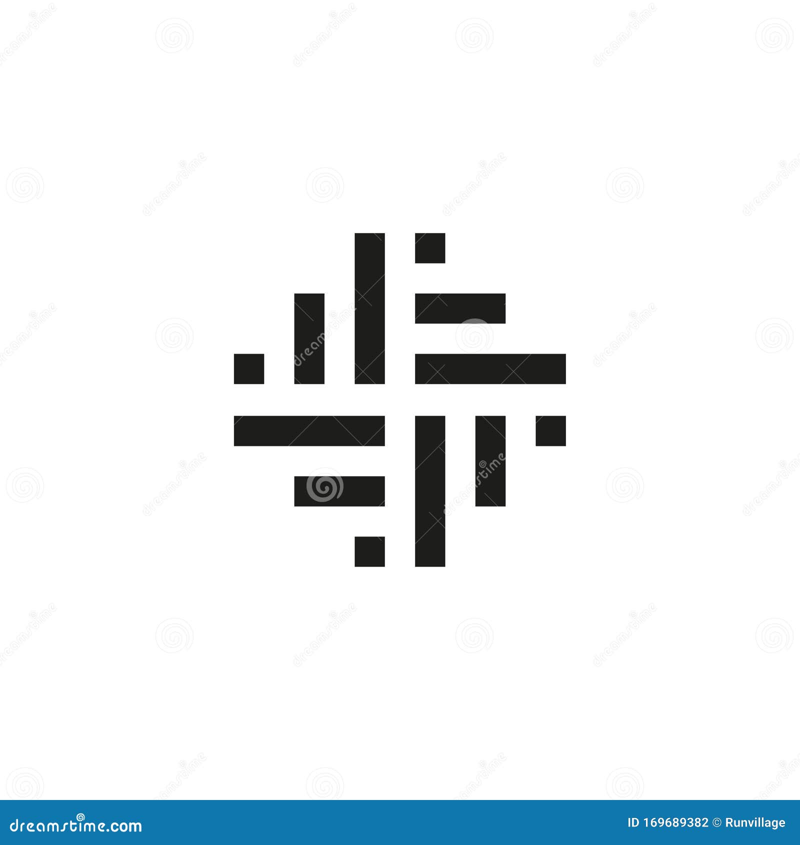 Logo Design with Woven Icon Stock Illustration - Illustration of modern ...