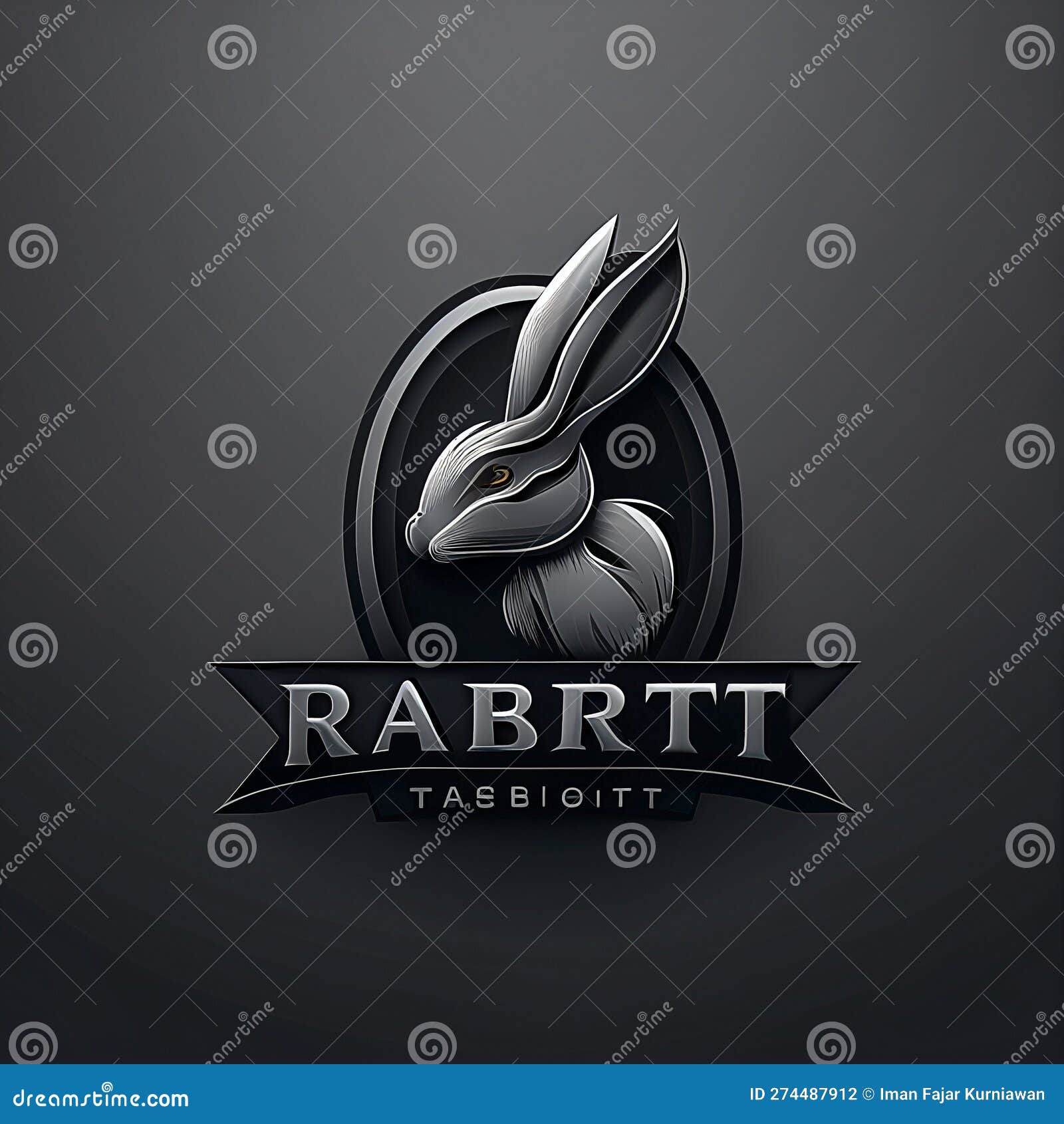 Logo designs of rabbit stock illustration. Illustration of hare - 274487912