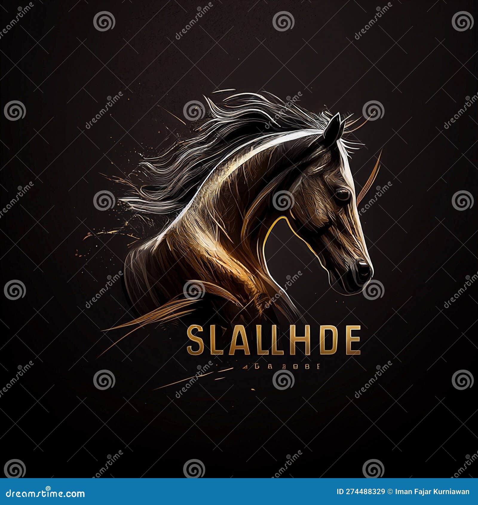Logo designs of wild horse stock illustration. Illustration of graphic ...