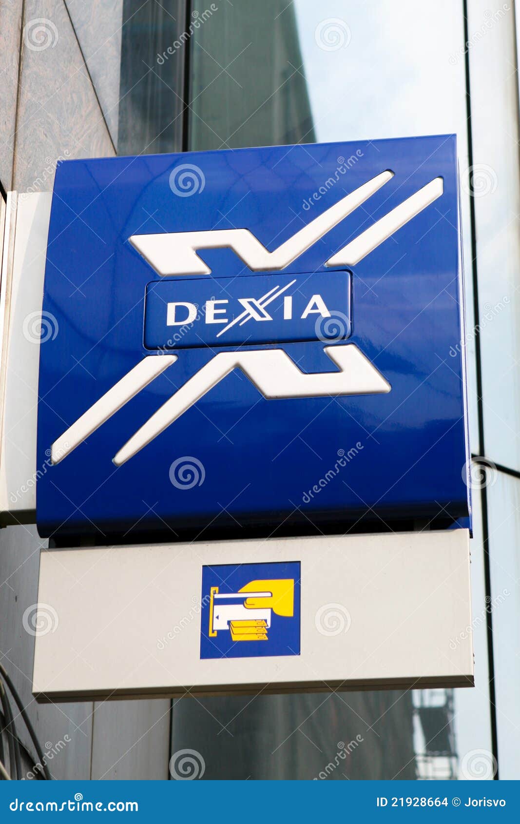 Logo of Dexia bank editorial stock image. Image of belgium - 21928664